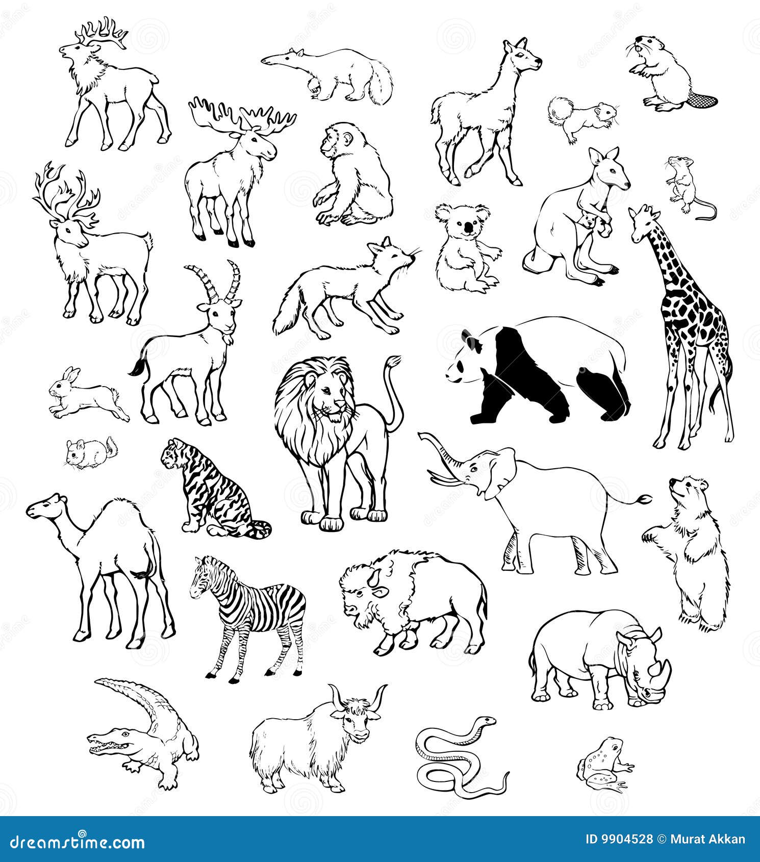 Vector Animals | CartoonDealer.com #9904528