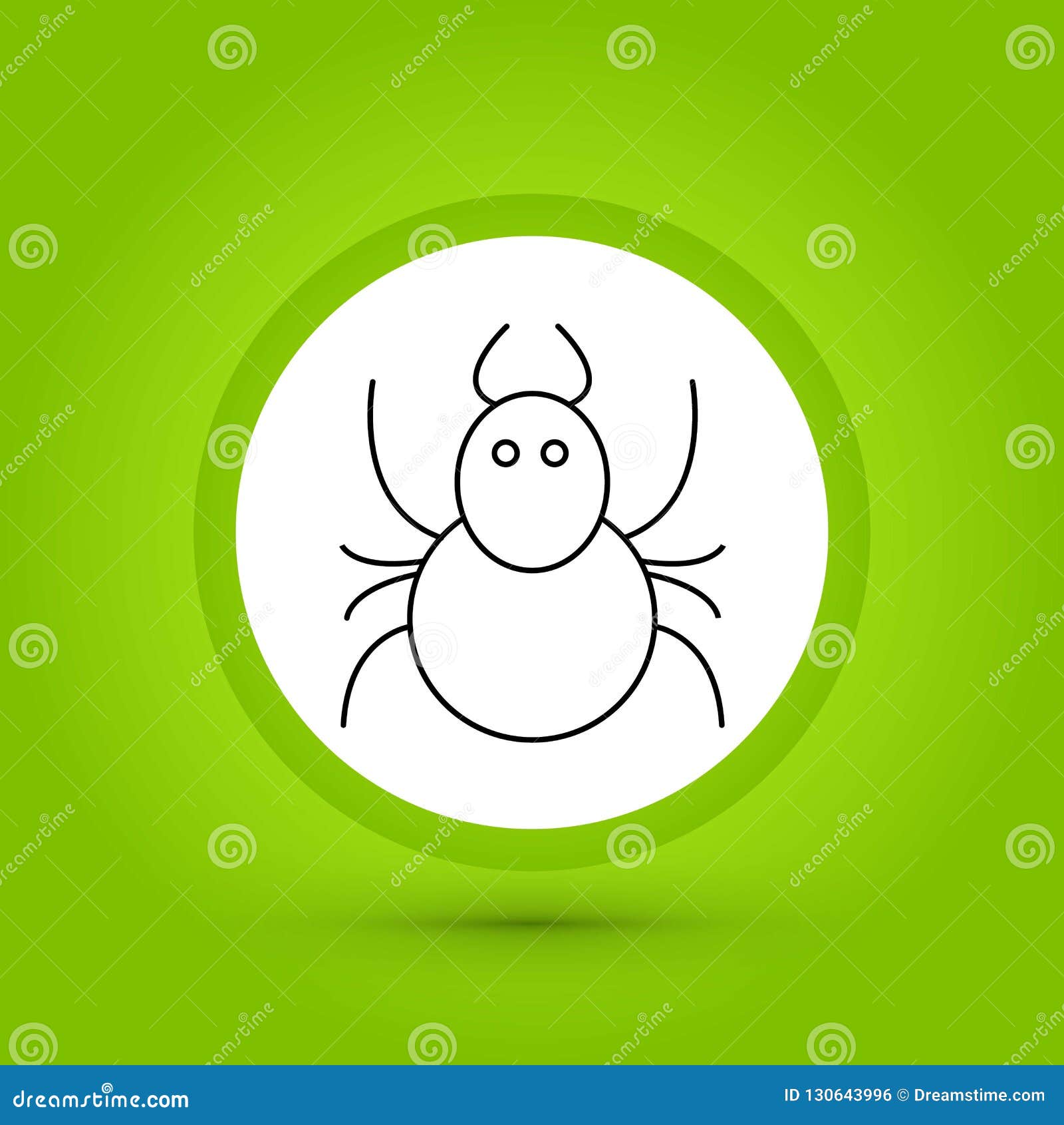 Vector Ant Icon in Creative Design with Elements for Mobile and Stock ...