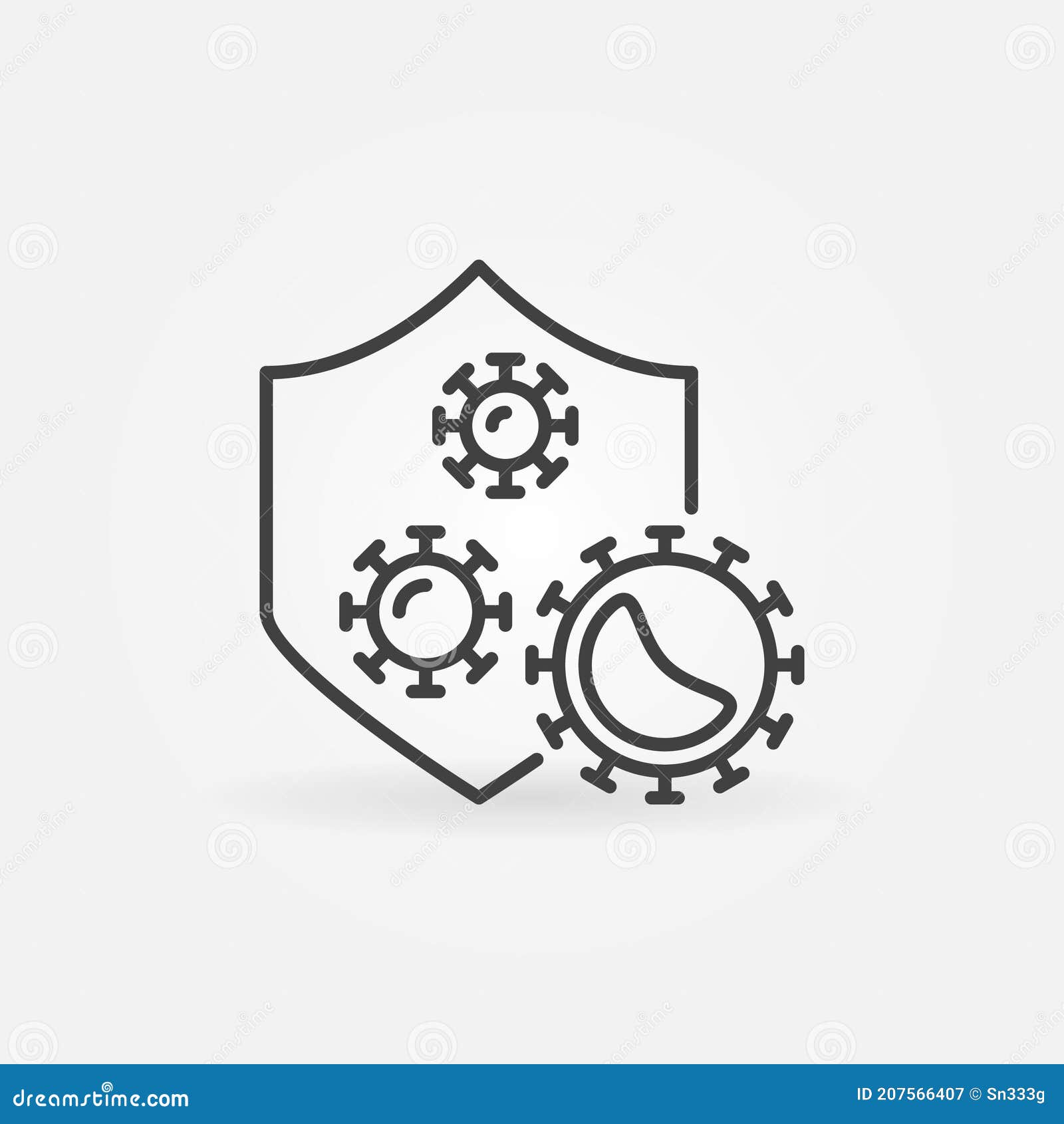 Defence Line Vector Icons And Signs. Safeguard, Protect, Fortify ...