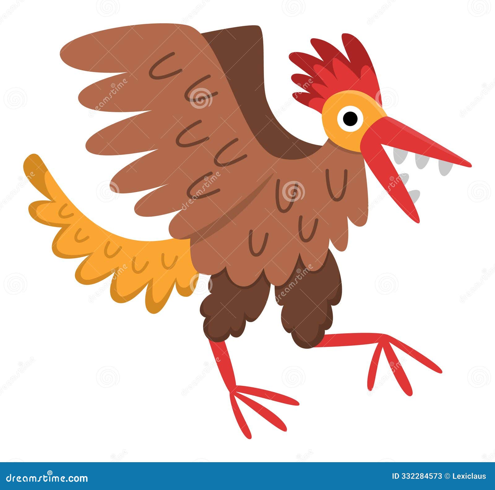 Cartoon Archeopteryx Fossil Vector Illustration | CartoonDealer.com ... Cartoon Archeopteryx Fossil Vector Illustration | CartoonDealer.com ...