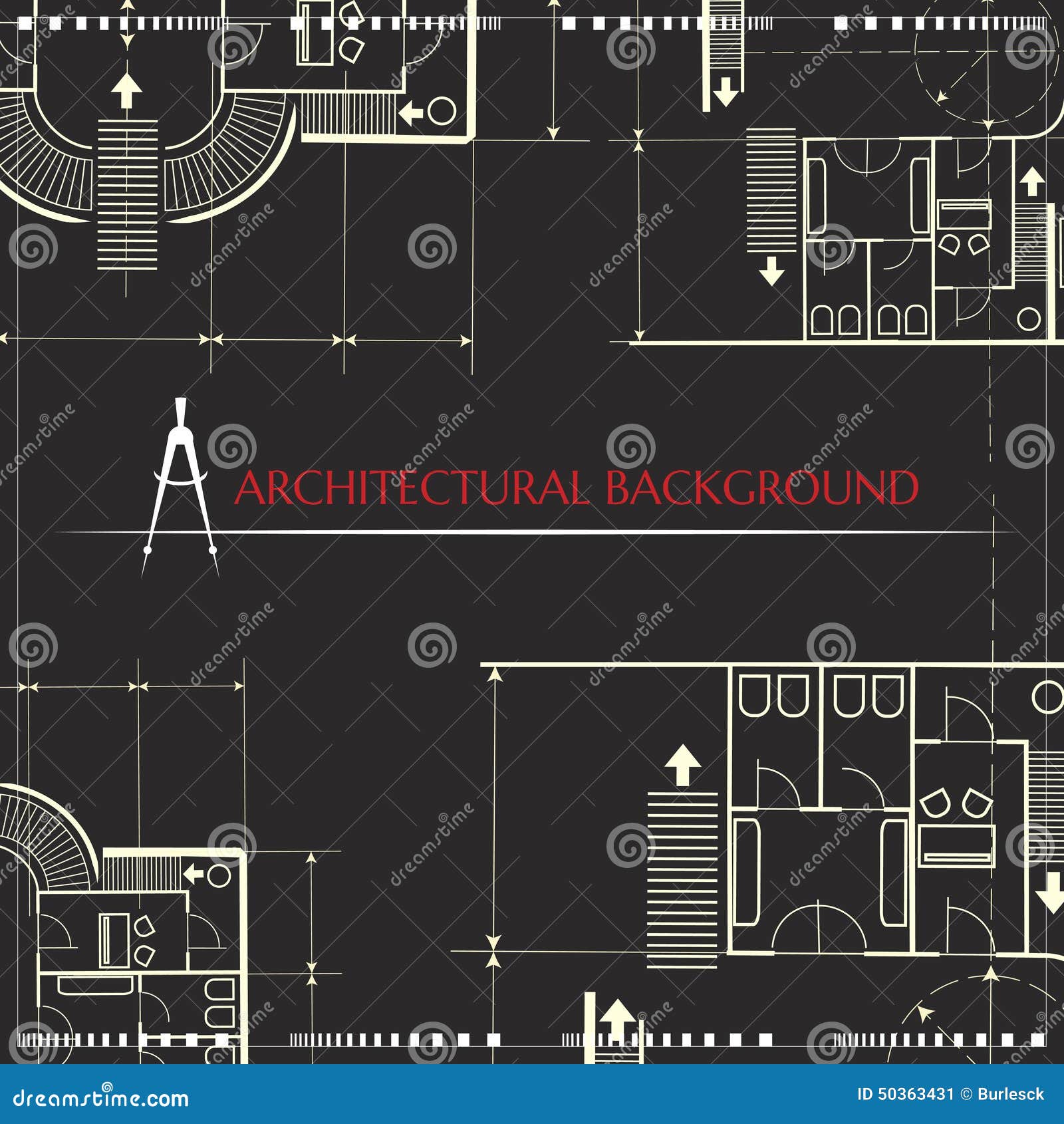 Vector Architectural Background Stock Vector - Illustration of floor ...