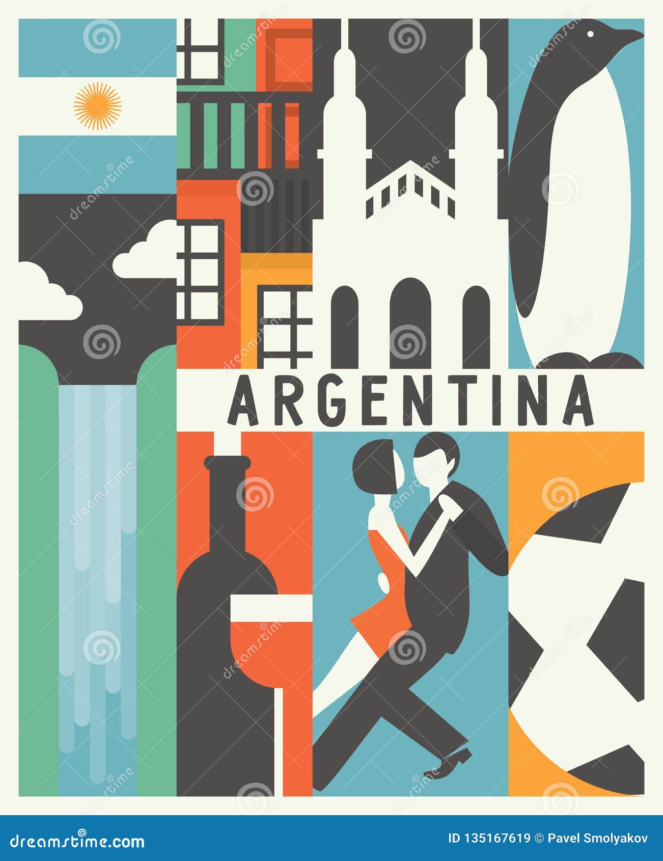 Vector Argentina Background | CartoonDealer.com #135167619