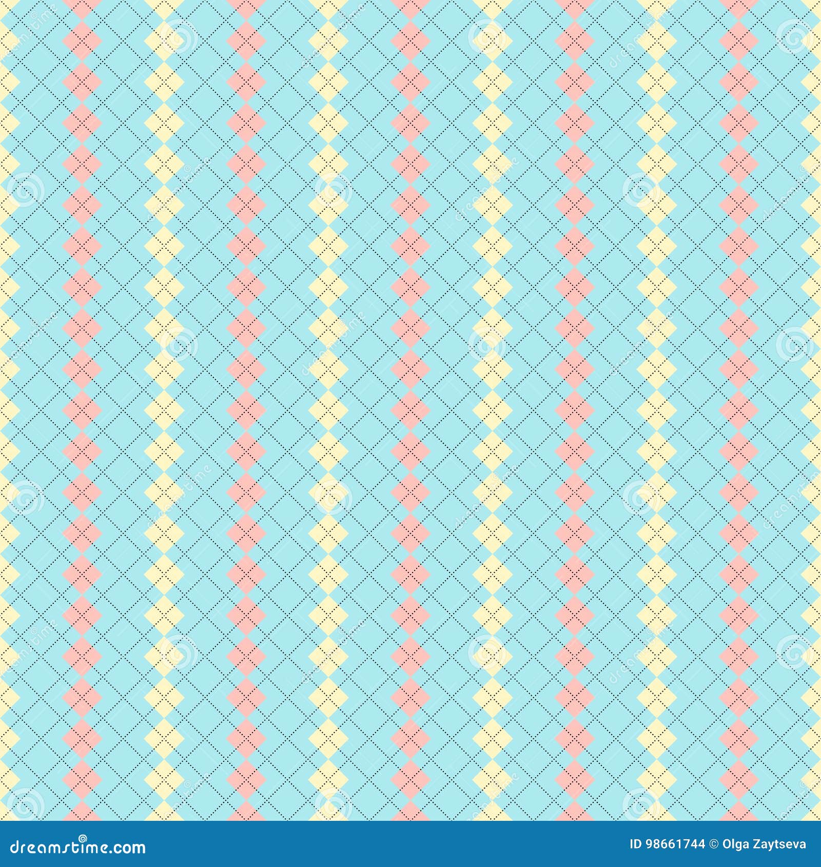 Vector Argyle Pattern Illustration Stock Illustration - Illustration of ...
