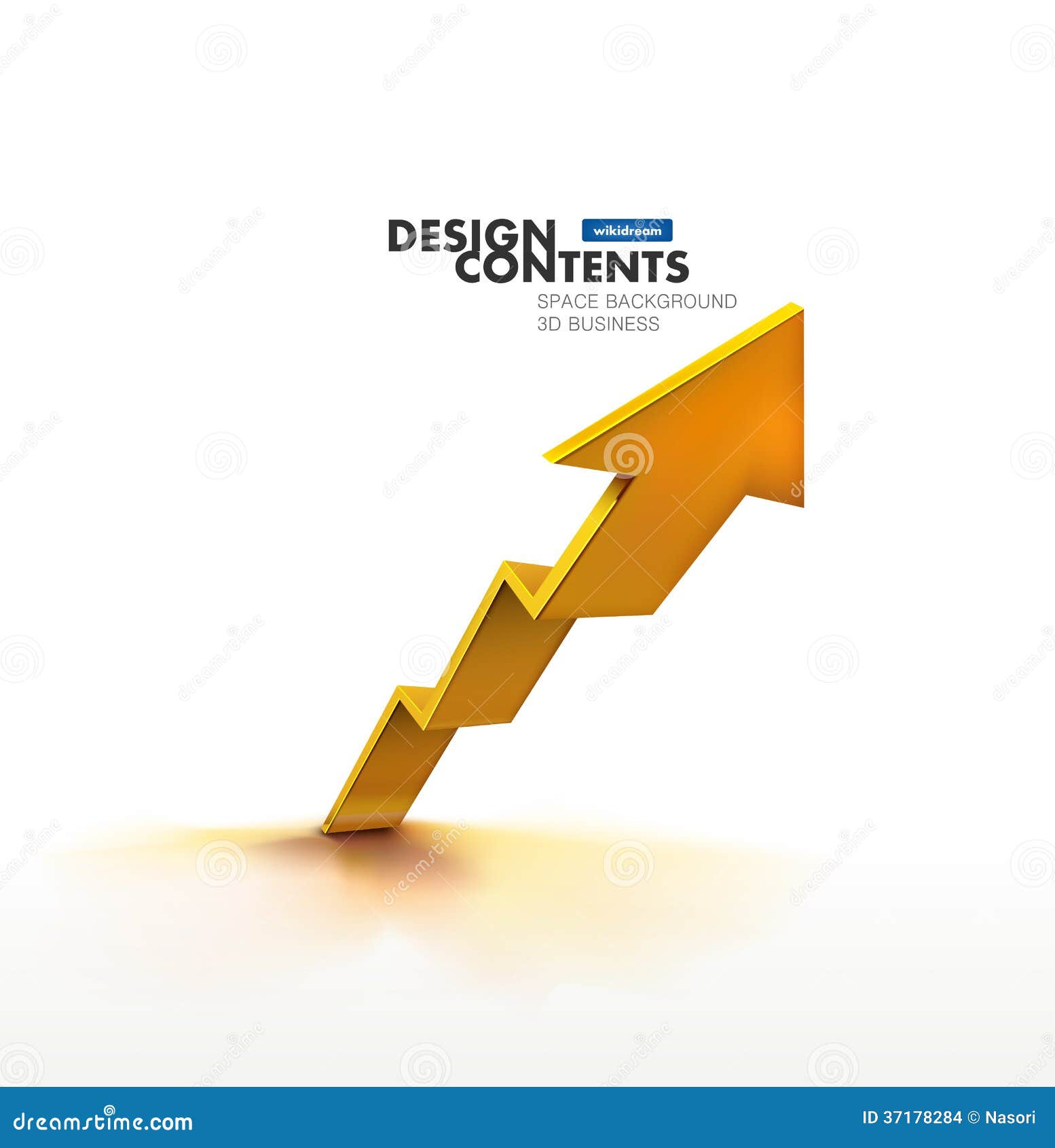 Vector arrow graph stock vector. Illustration of future - 37178284