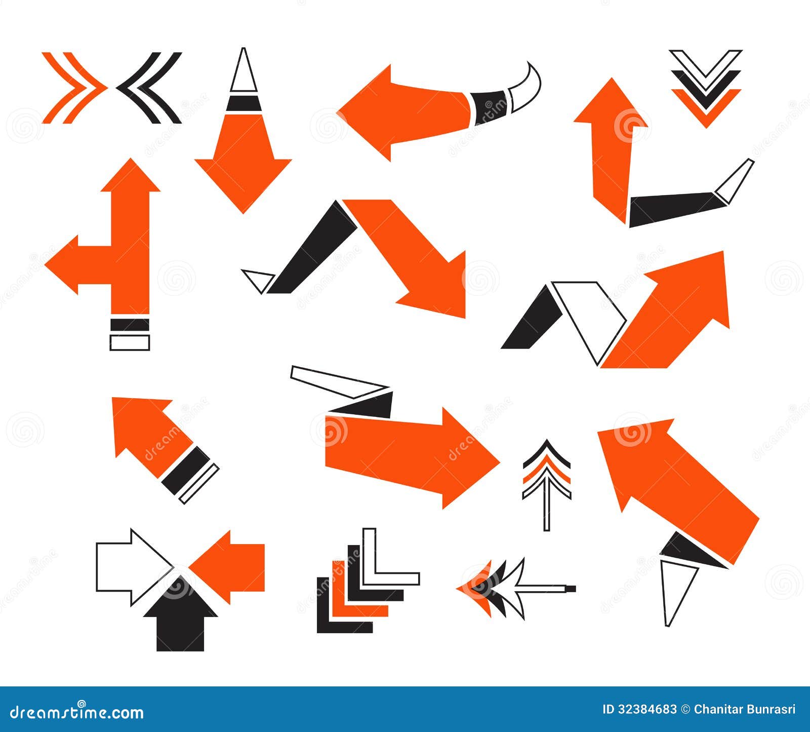 Vector arrow illustration stock vector. Illustration of connection ...