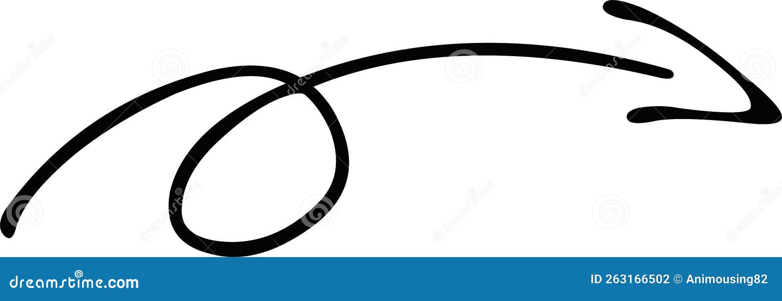 Vector Arrow Knot Indicating Right Side Stock Vector - Illustration of ...