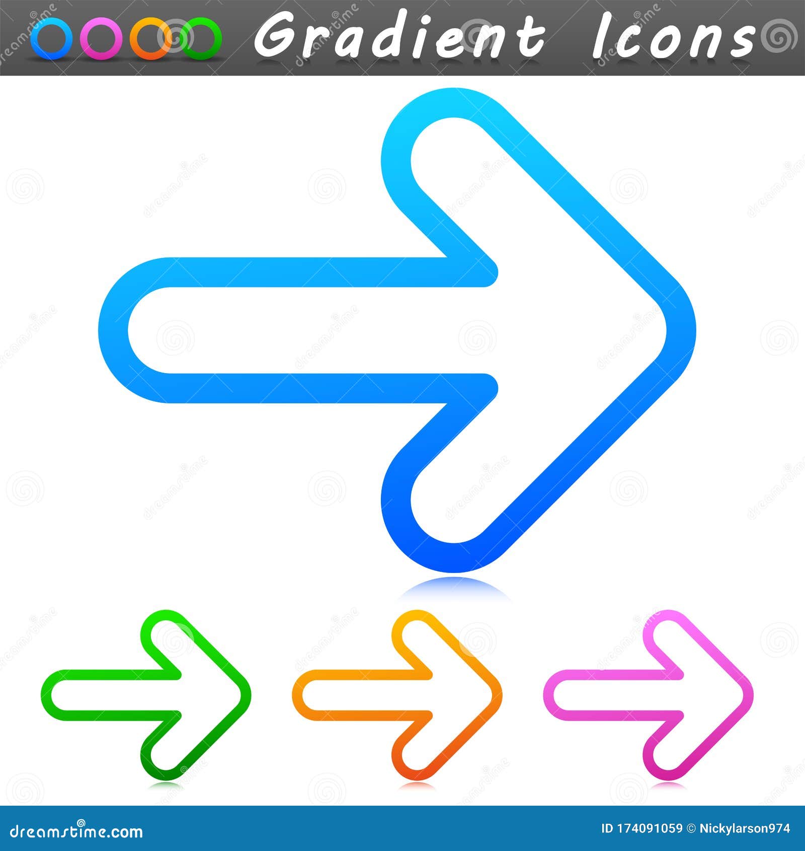 Vector Arrow Symbol Icon Design Stock Vector - Illustration of arrow ...