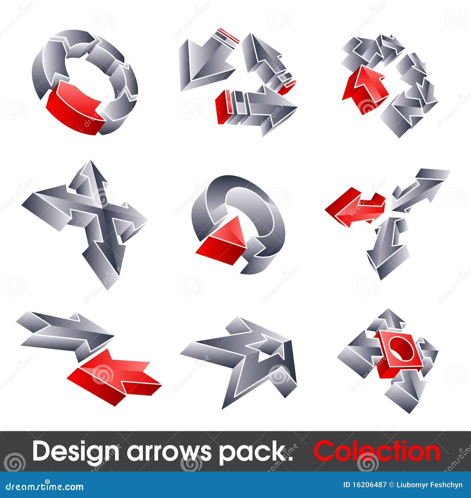 Vector Arrows. Design Elements Stock Vector - Illustration of modern ...