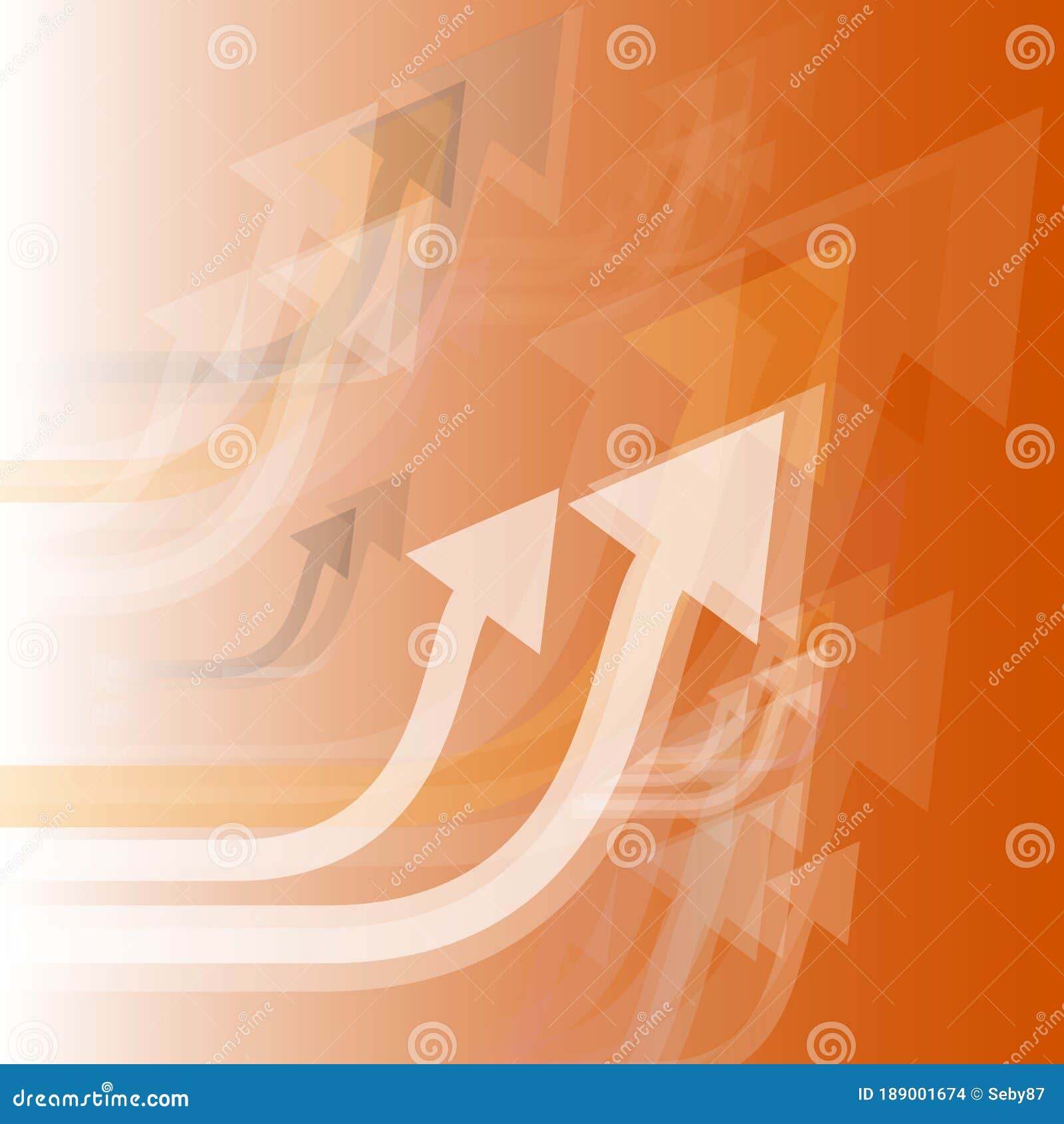 Vector arrows going up stock illustration. Illustration of design ...