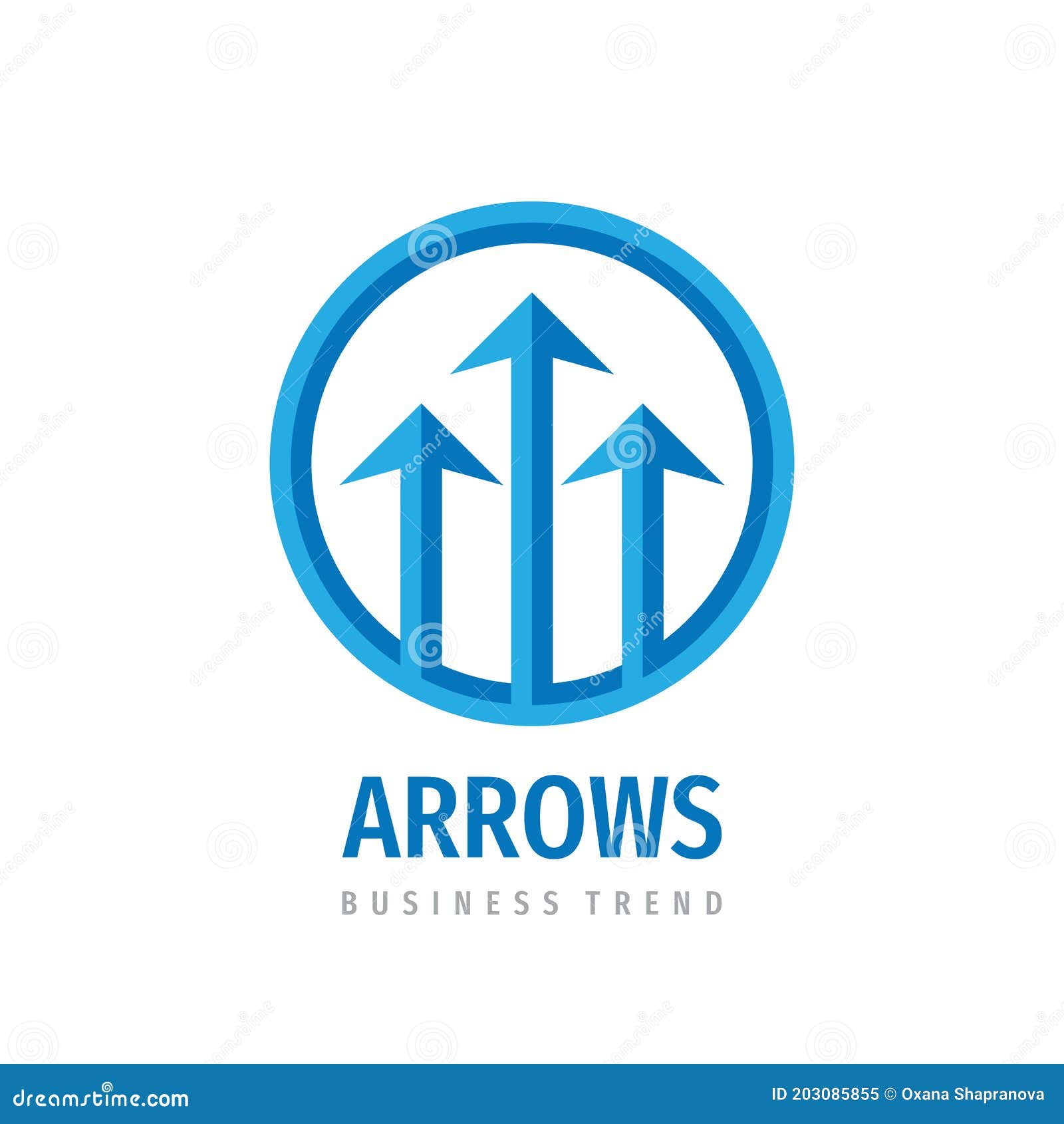 Vector Arrows Logo Design. Direction Sign. Development Movement Logo ...