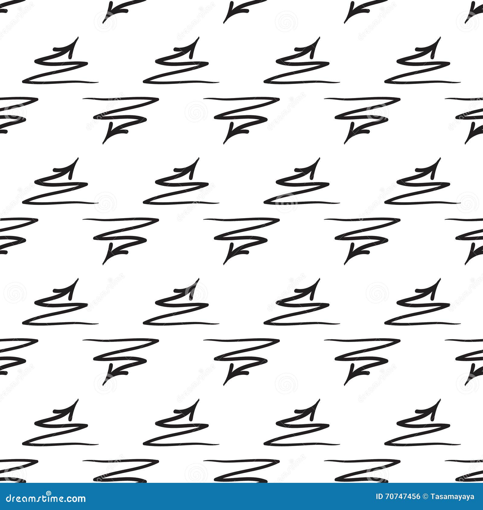 Vector Arrows Seamless Pattern Stock Vector - Illustration of painted ...