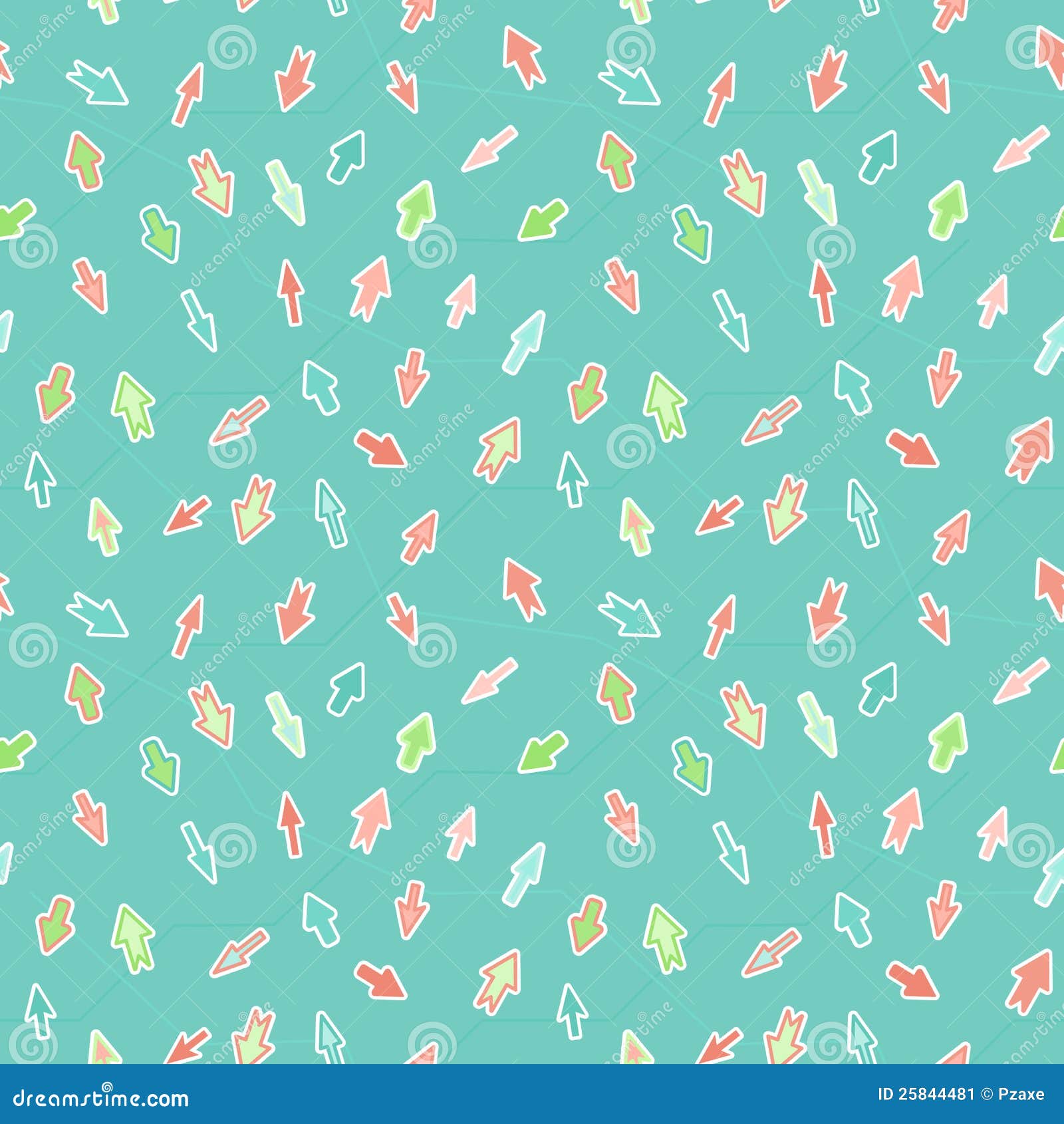 Vector Arrows - Seamless Texture Stock Vector - Illustration of ...