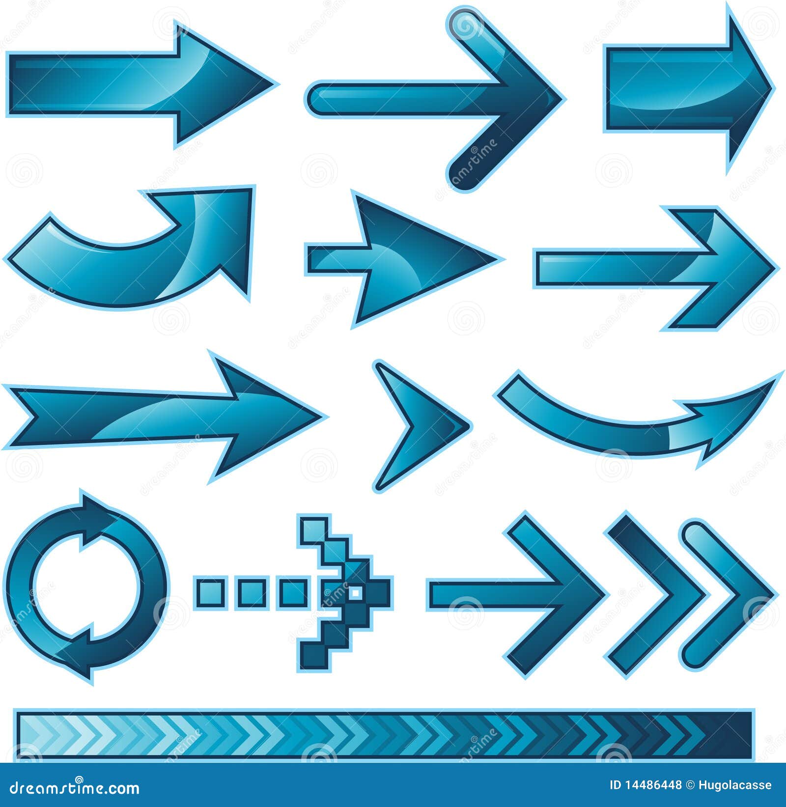 Vector arrows sign stock vector. Illustration of perspective - 14486448