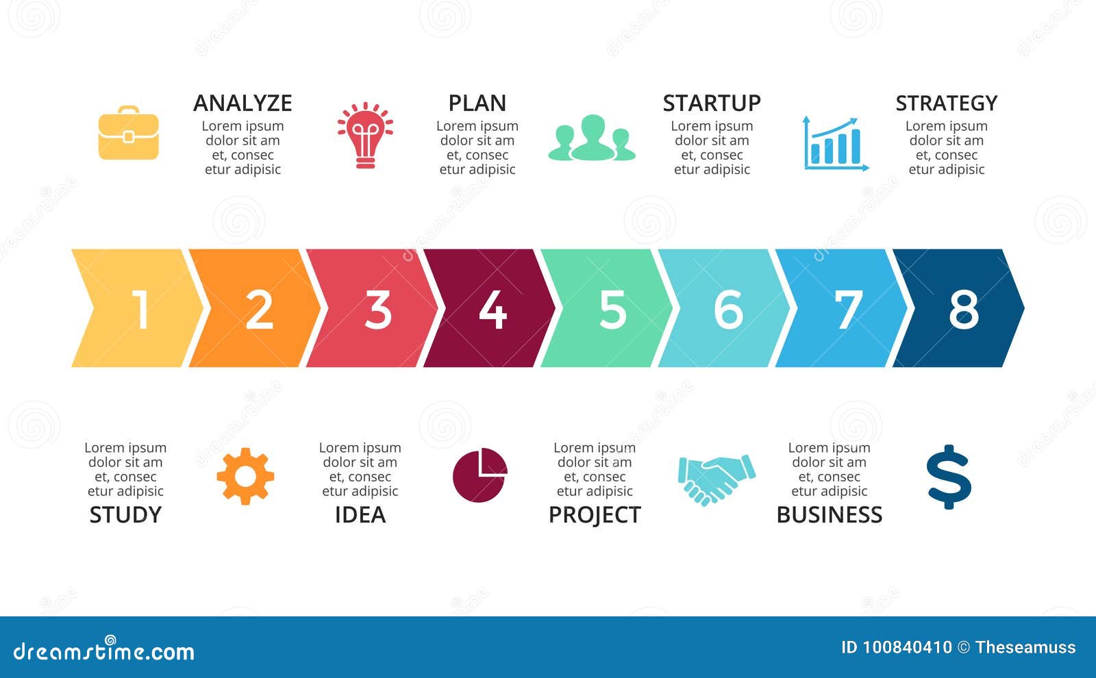 Vector Arrows Timeline Infographic, Diagram Chart, Graph Presentation ...