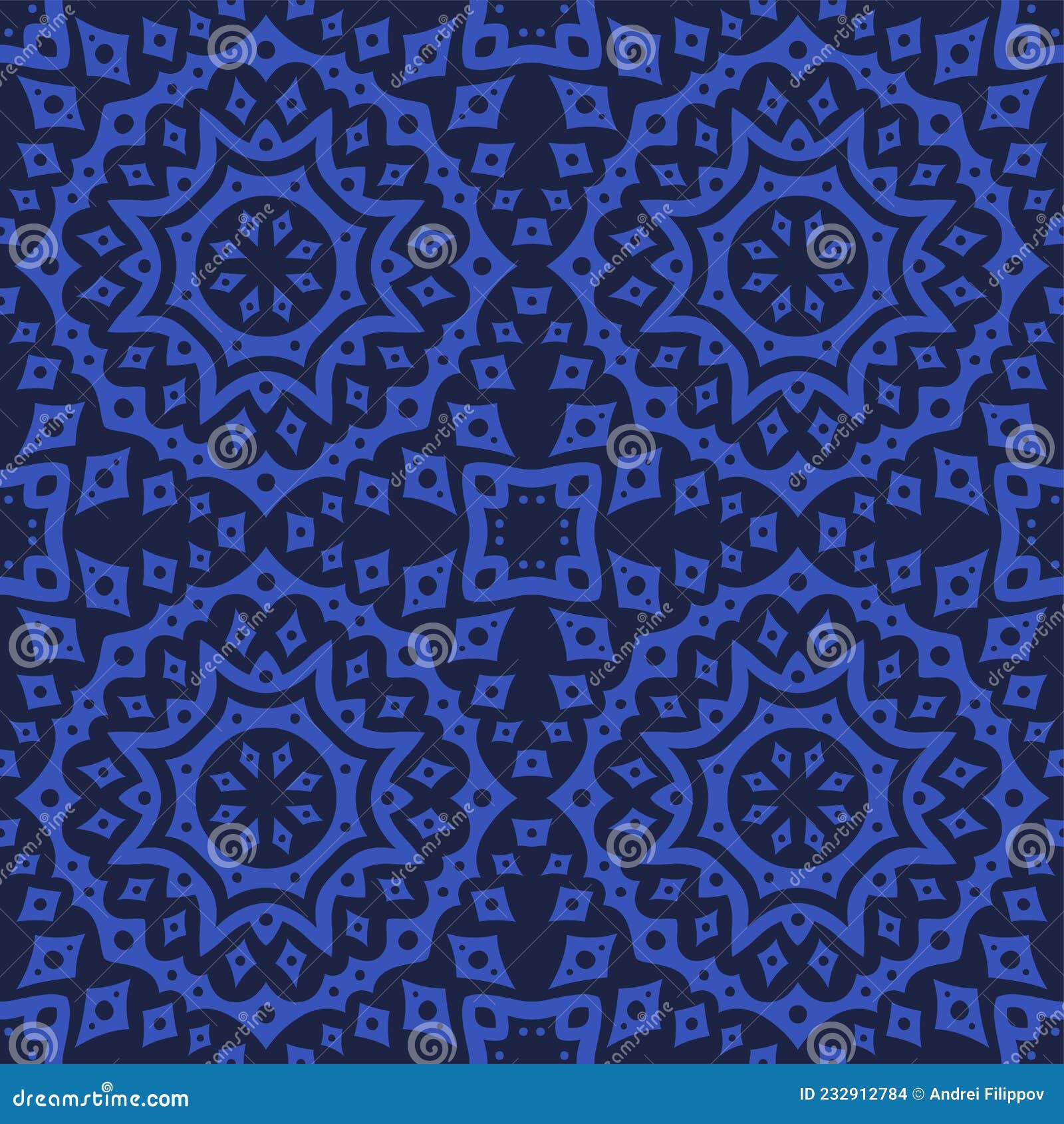 Vector Art with Blue Square Tile Pattern Stock Vector - Illustration of ...