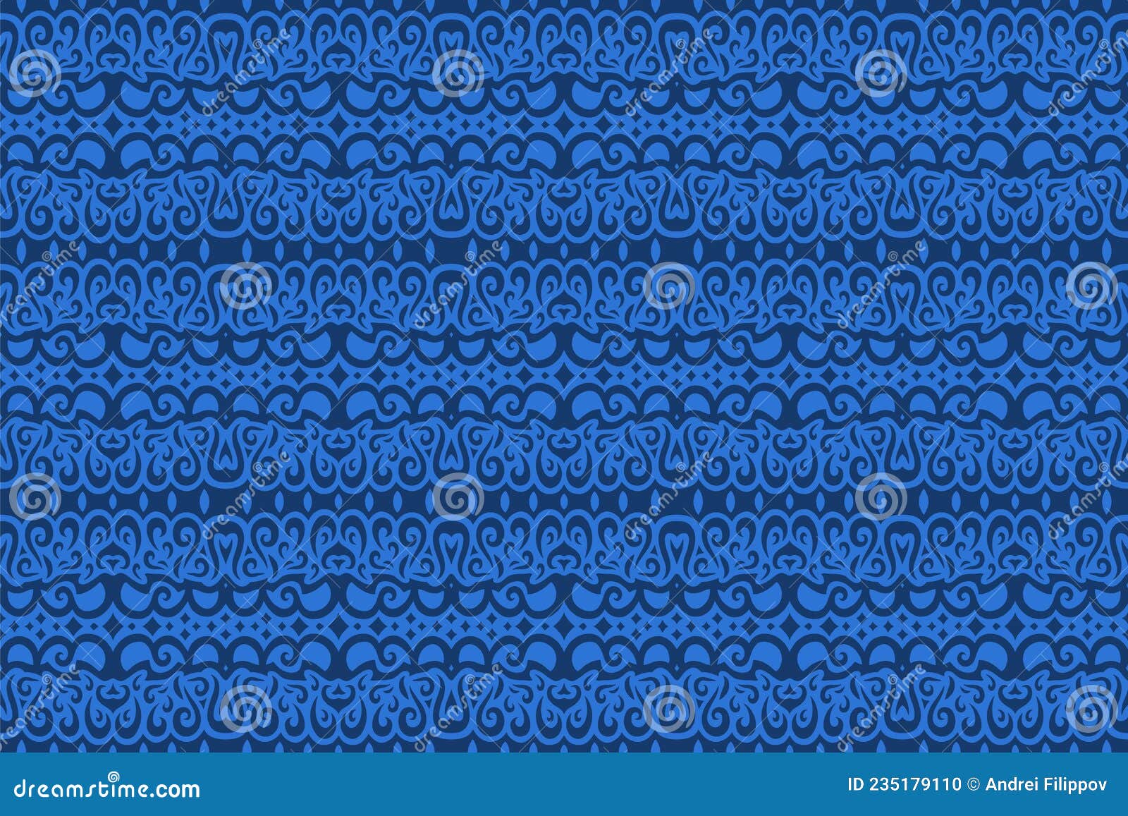 Vector Art with Blue Starry Tile Pattern Stock Vector - Illustration of ...