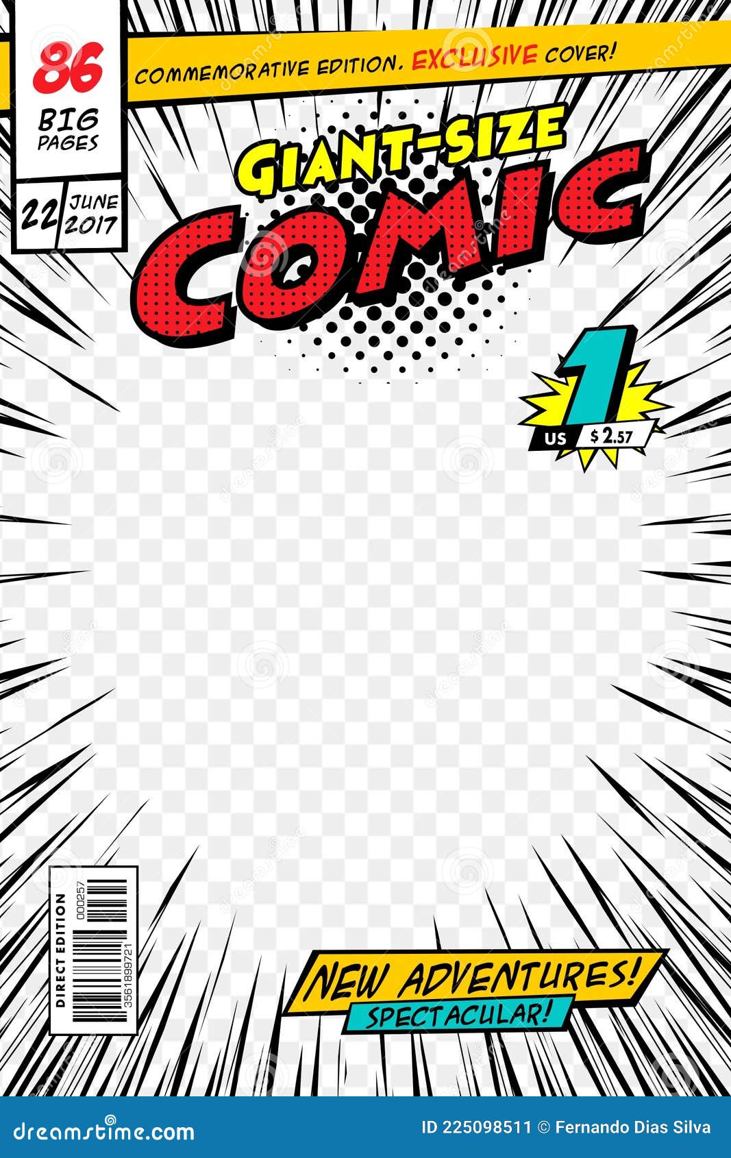 Comic Book Cover. Vector Art With Style Cartoon. | CartoonDealer.com ...