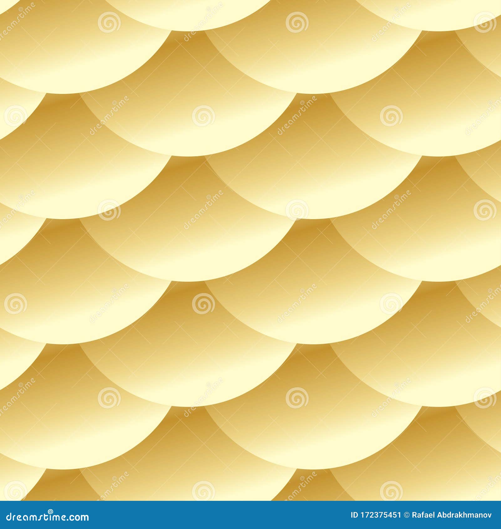 Vector Asian Background. Seamless Japanese Gold Fish Scales Pattern ...