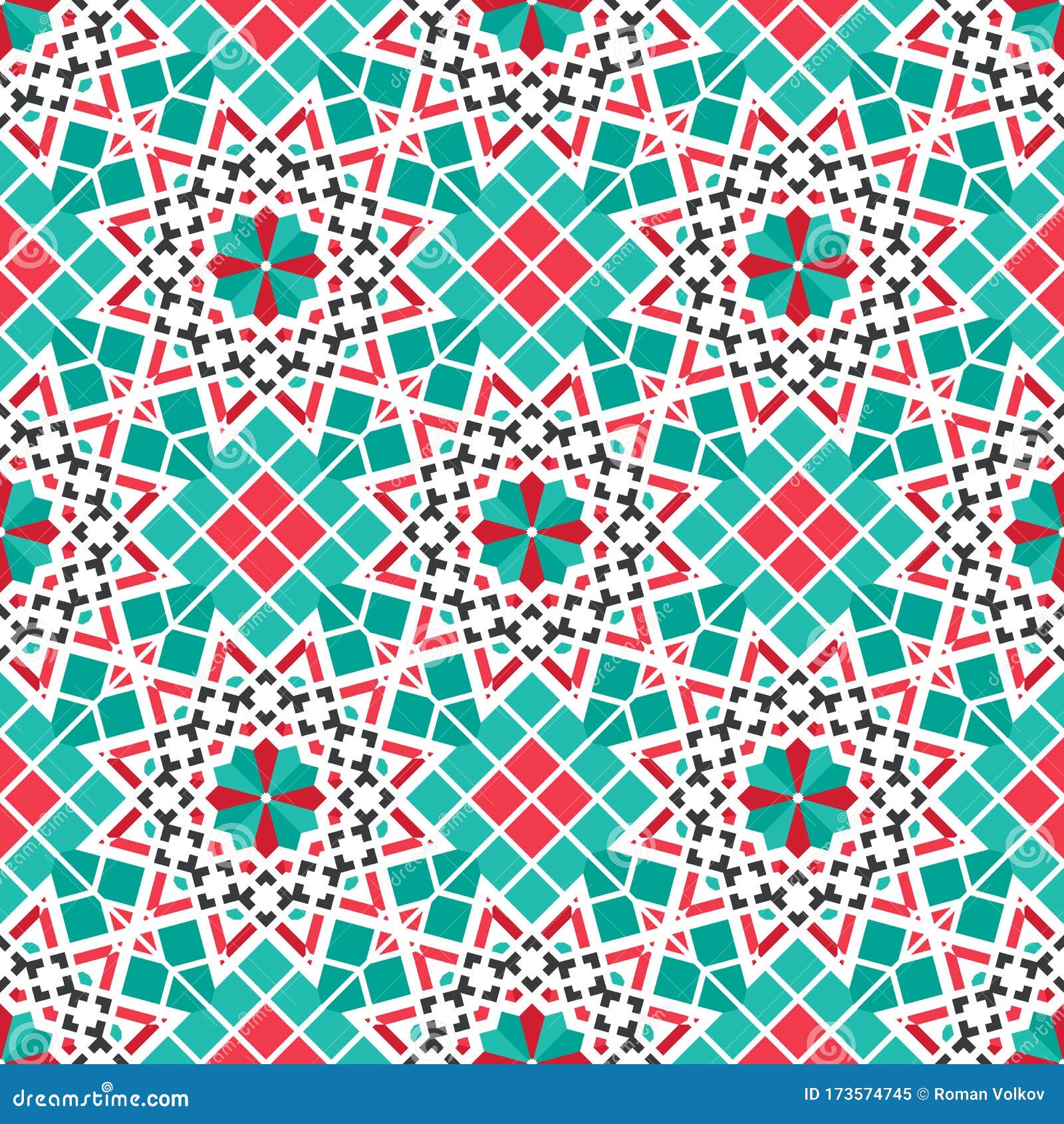 Vector Asian Geometric Pattern Stock Vector - Illustration of asian ...