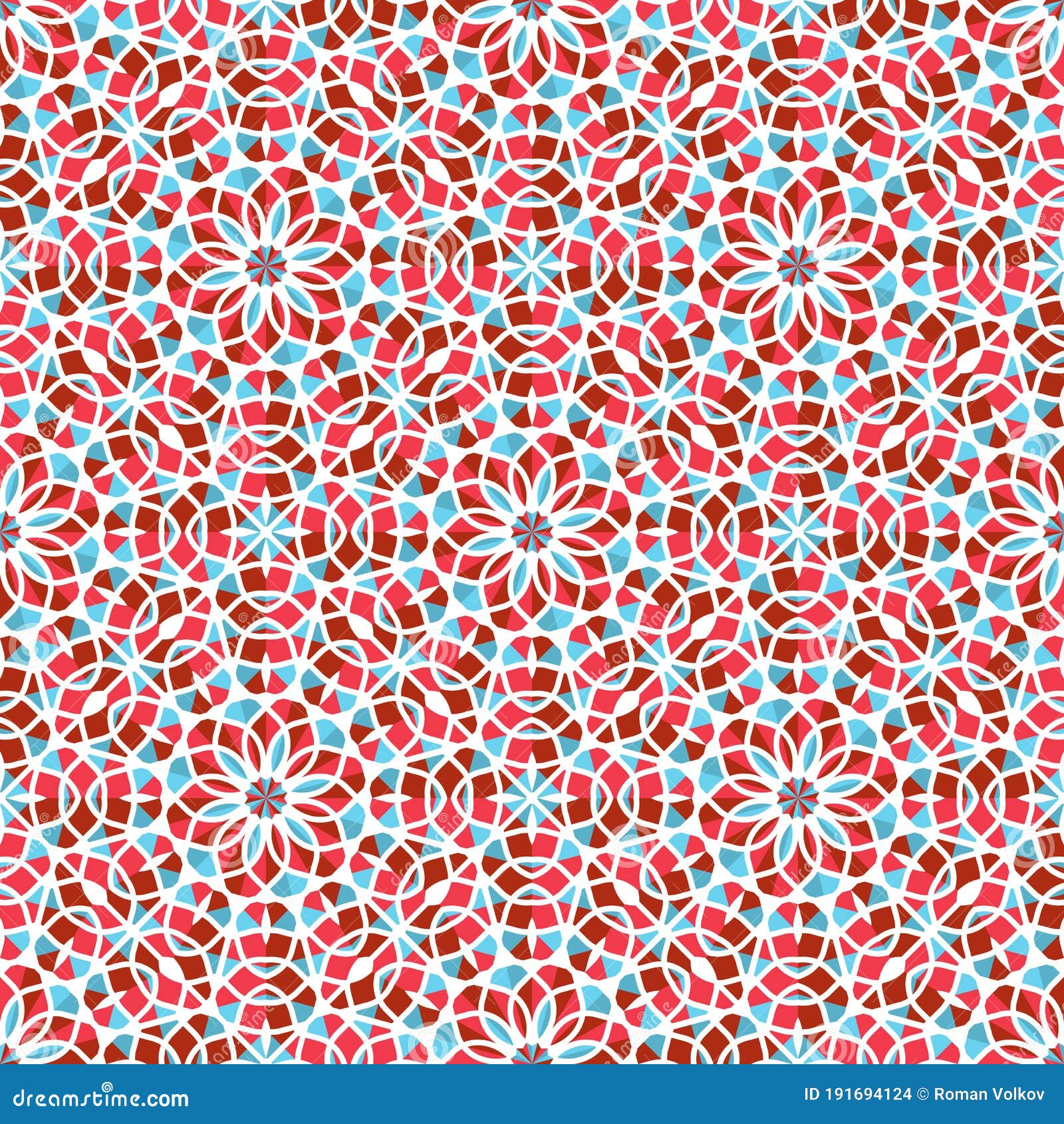 Vector Asian Geometric Pattern Stock Vector - Illustration of religion ...