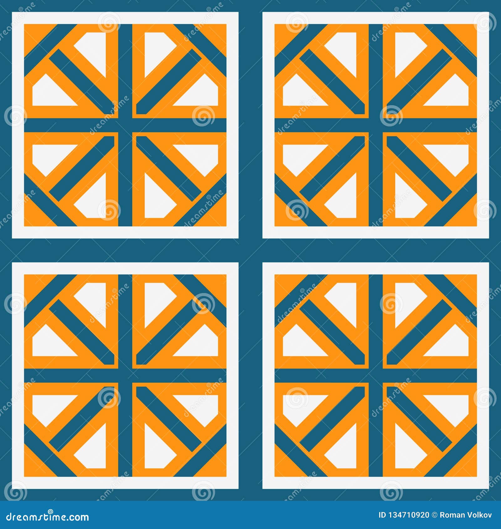 Vector Asian Geometric Pattern Stock Vector - Illustration of ethnic ...