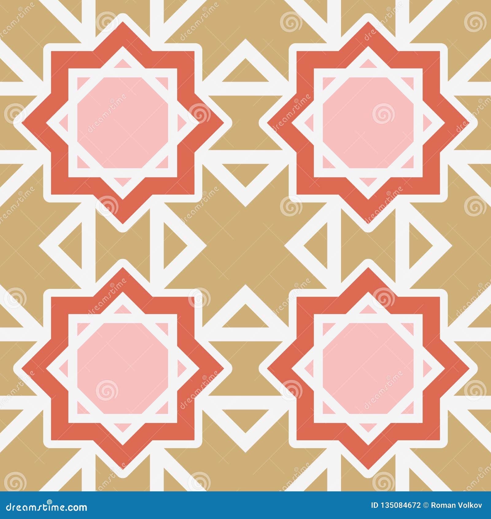Vector Asian Geometric Pattern Stock Vector - Illustration of oriental ...