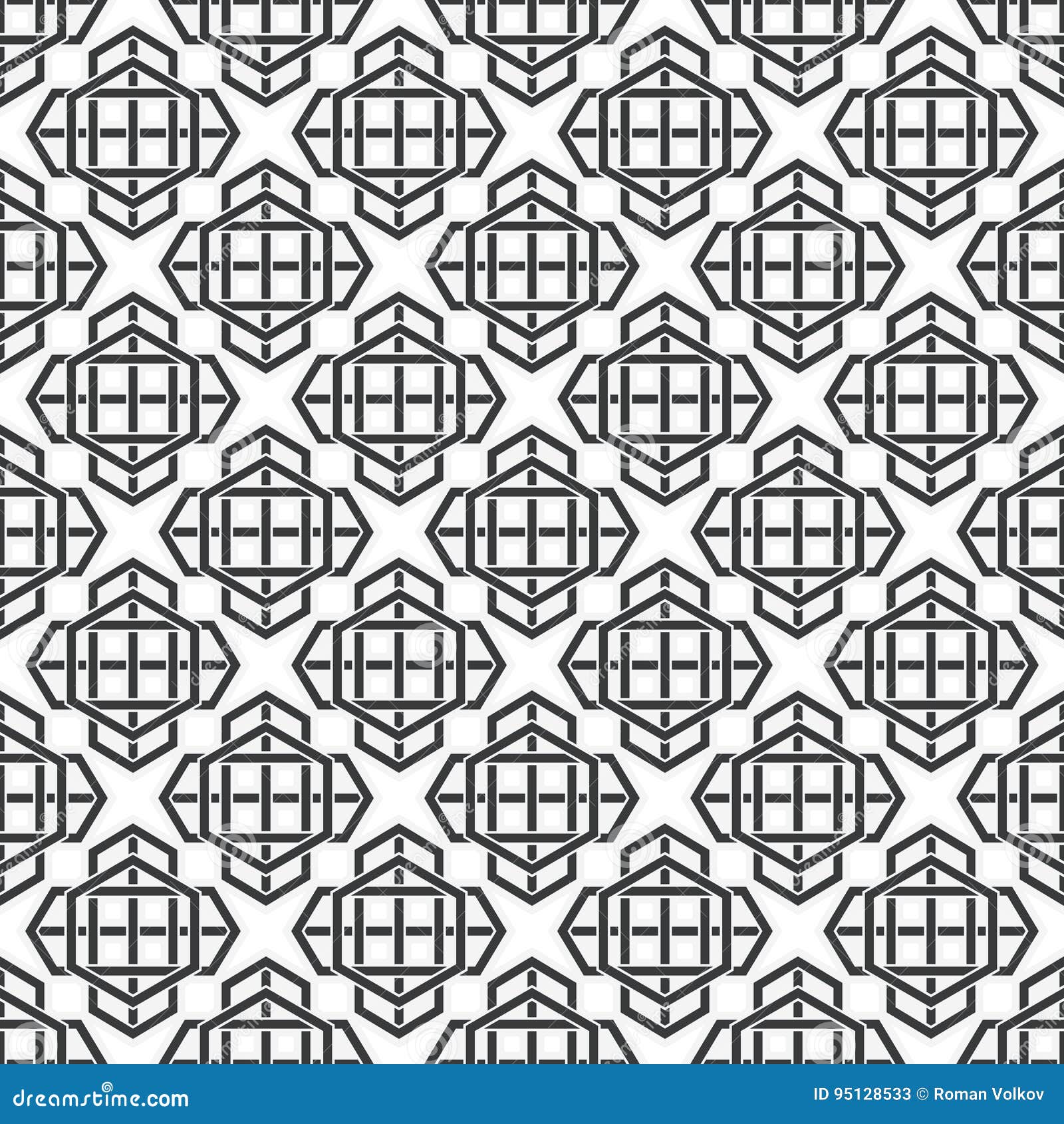 Vector Asian Geometric Pattern Stock Vector - Illustration of ...