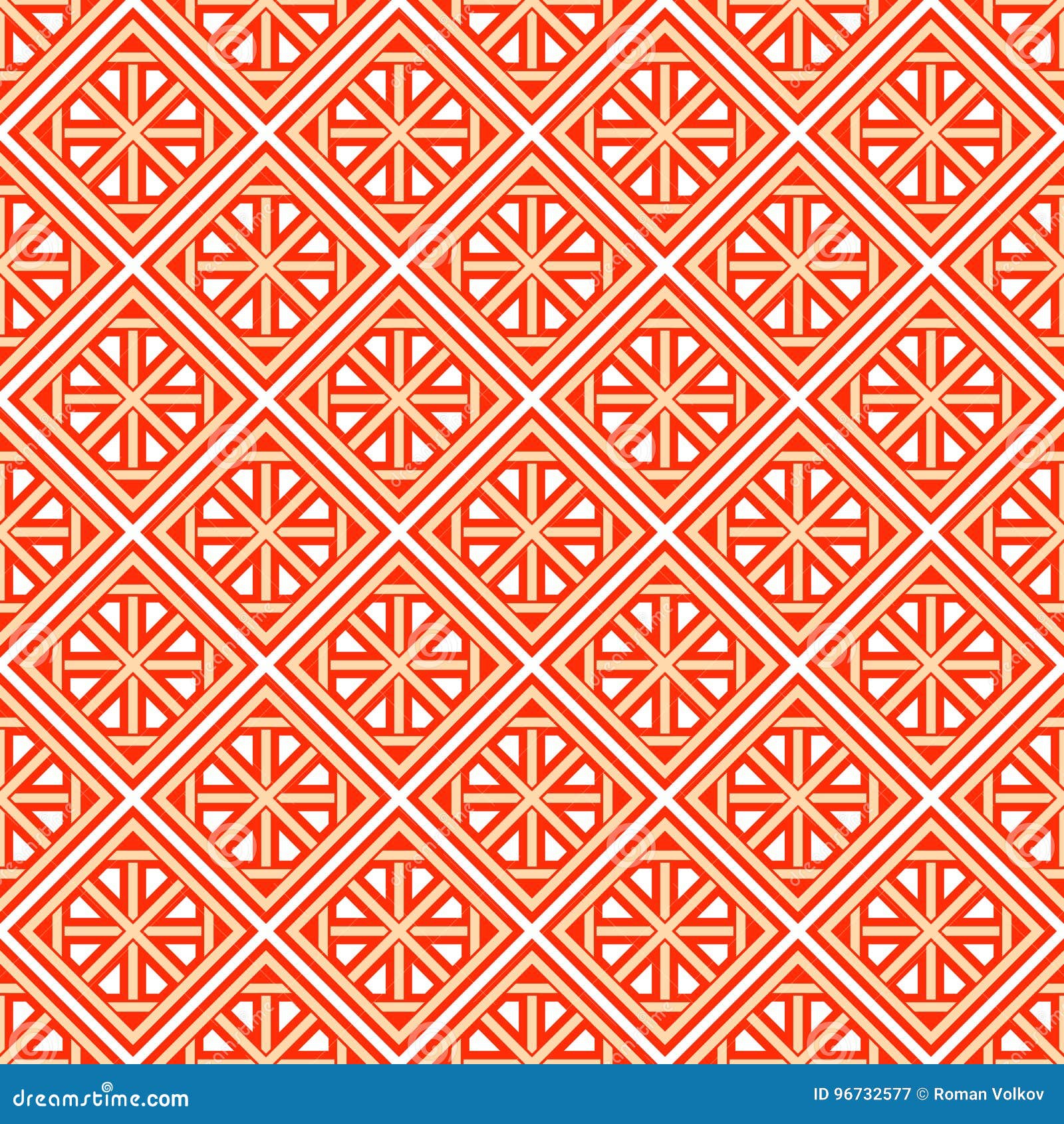 Vector Asian Geometric Pattern Stock Vector - Illustration of arabic ...