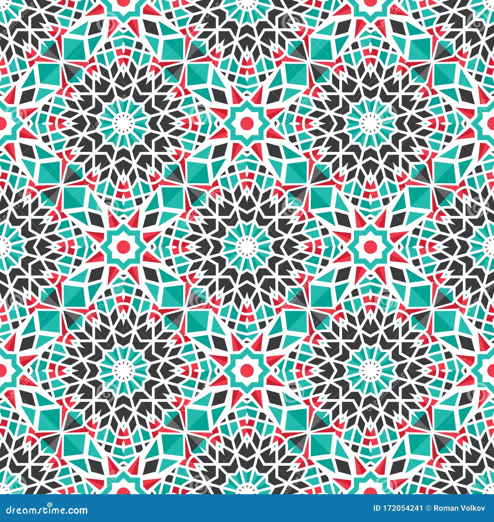 Vector Asian Geometric Pattern Stock Vector Illustration Of Muslim