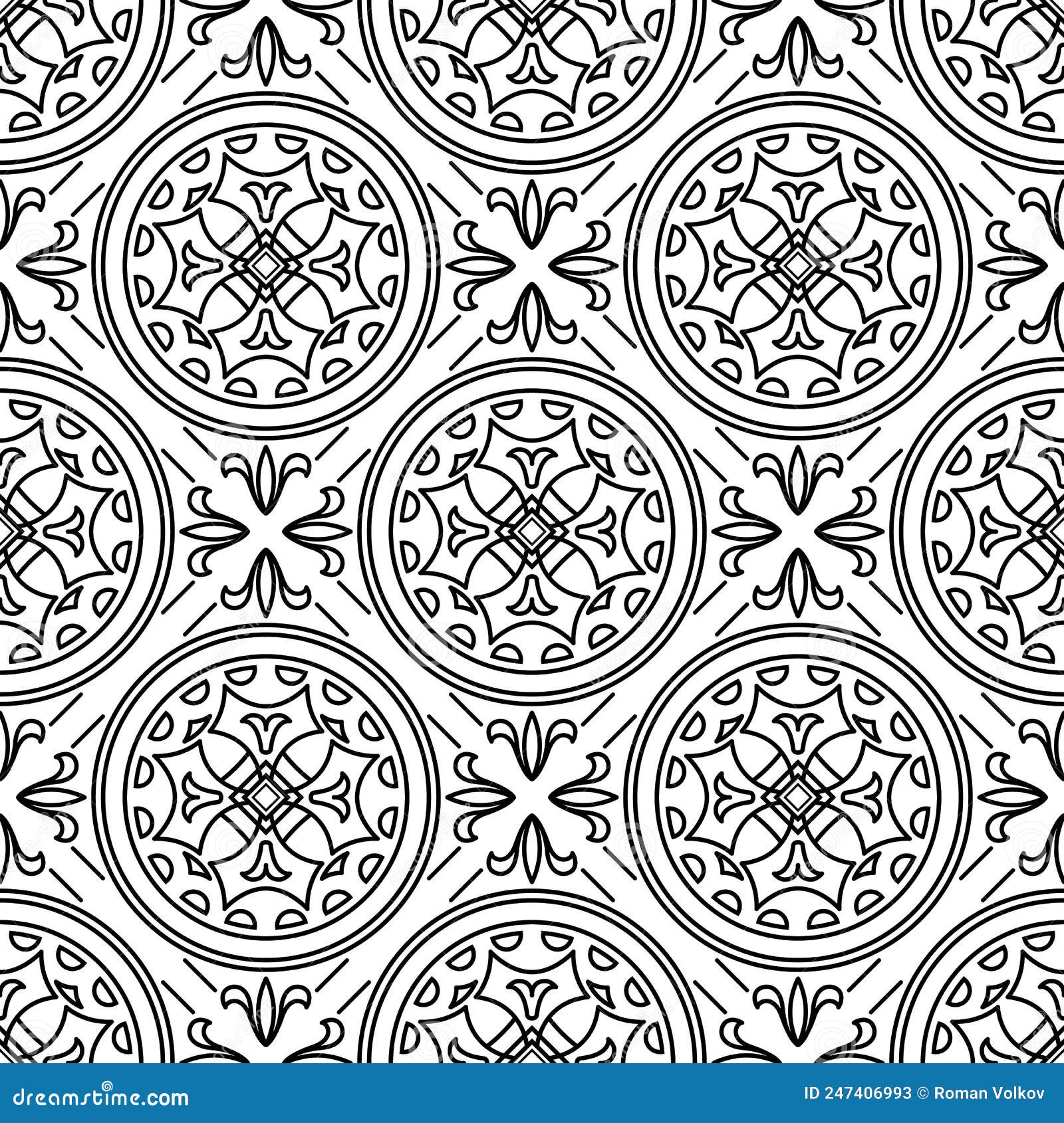 Vector Asian Geometric Pattern Stock Vector - Illustration of white ...