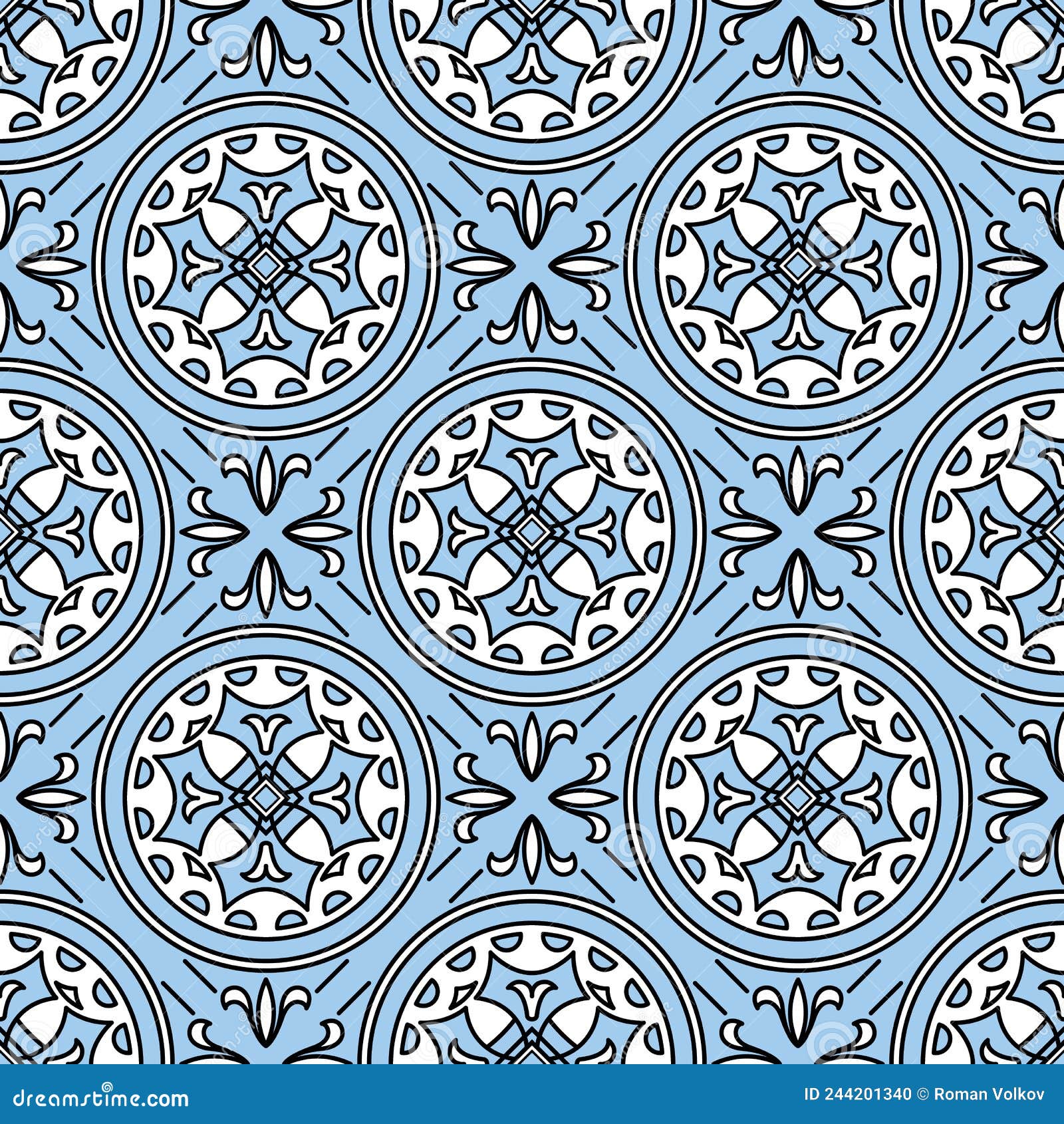 Vector Asian Geometric Pattern Stock Vector - Illustration of retro ...