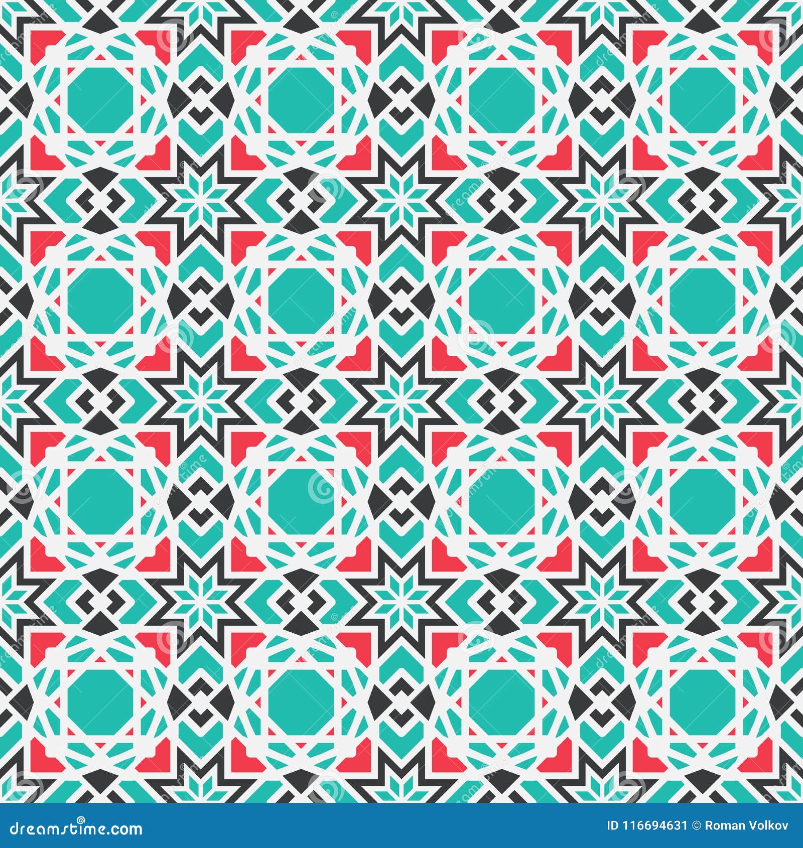 Vector Asian Geometric Pattern Stock Vector - Illustration of napkin ...