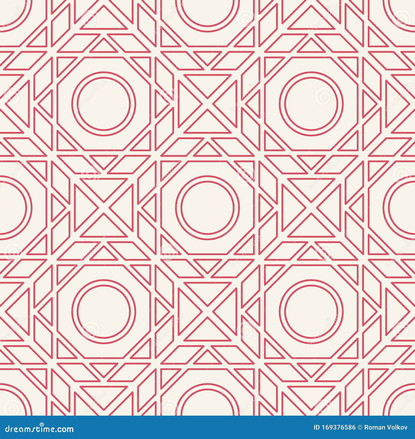 Vector Asian Linear Geometric Pattern Stock Vector - Illustration of ...