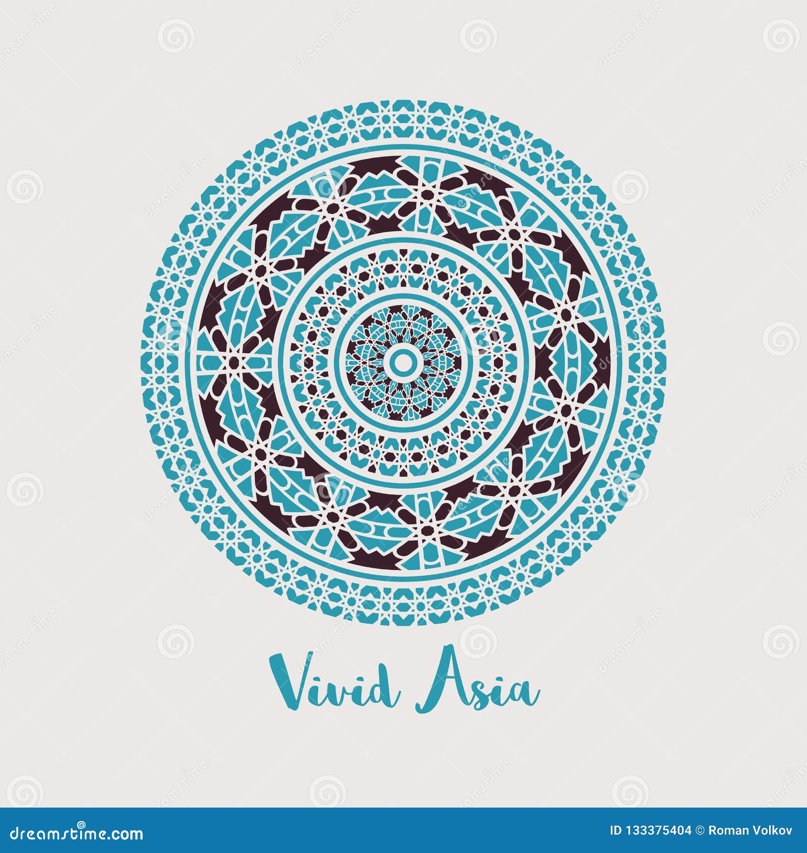 Vector Asian Mandala Background Stock Vector - Illustration of bohemian ...