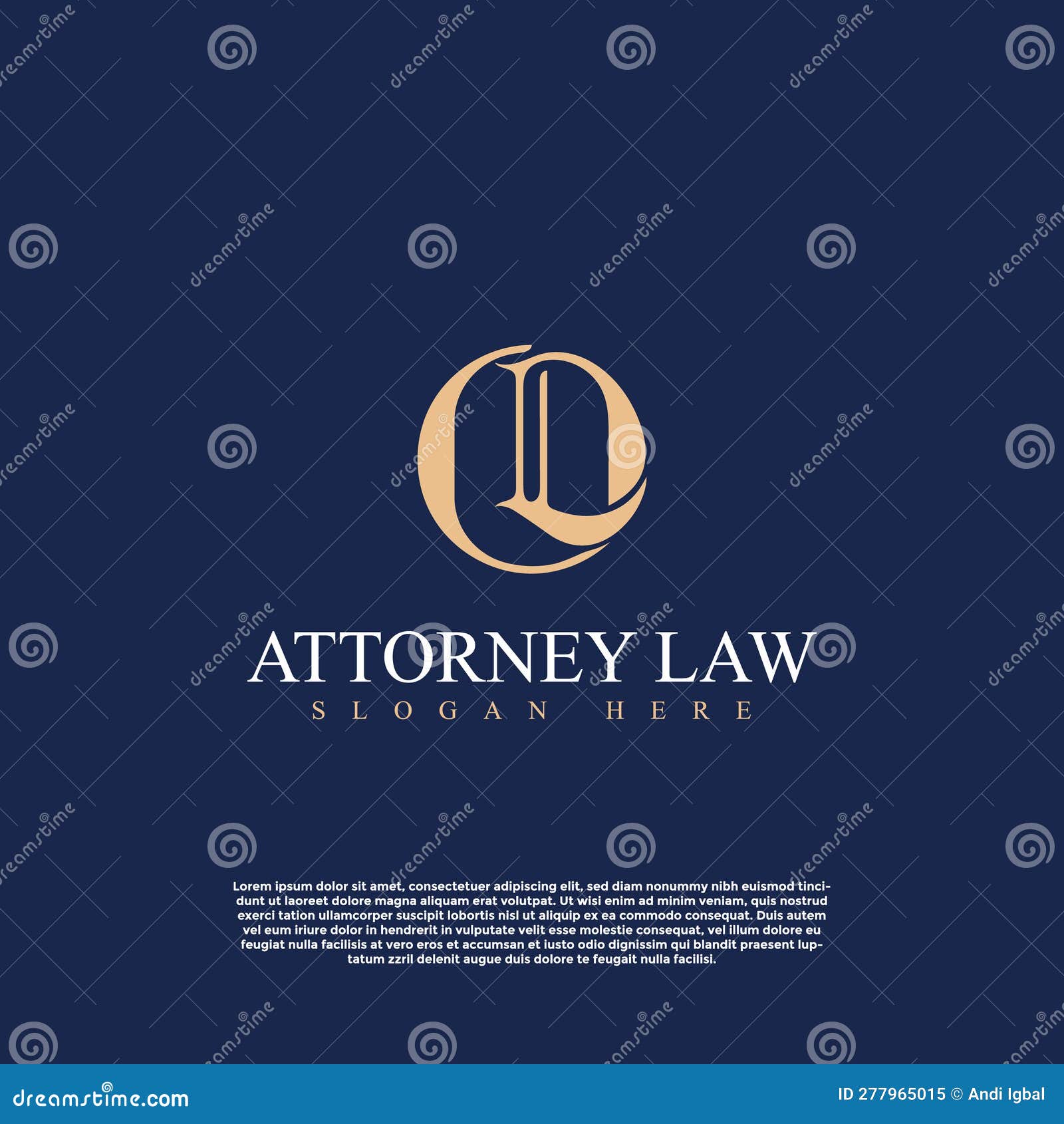 Attorney & Law Letter M Logo With Creative Modern Vector Template. Law ...