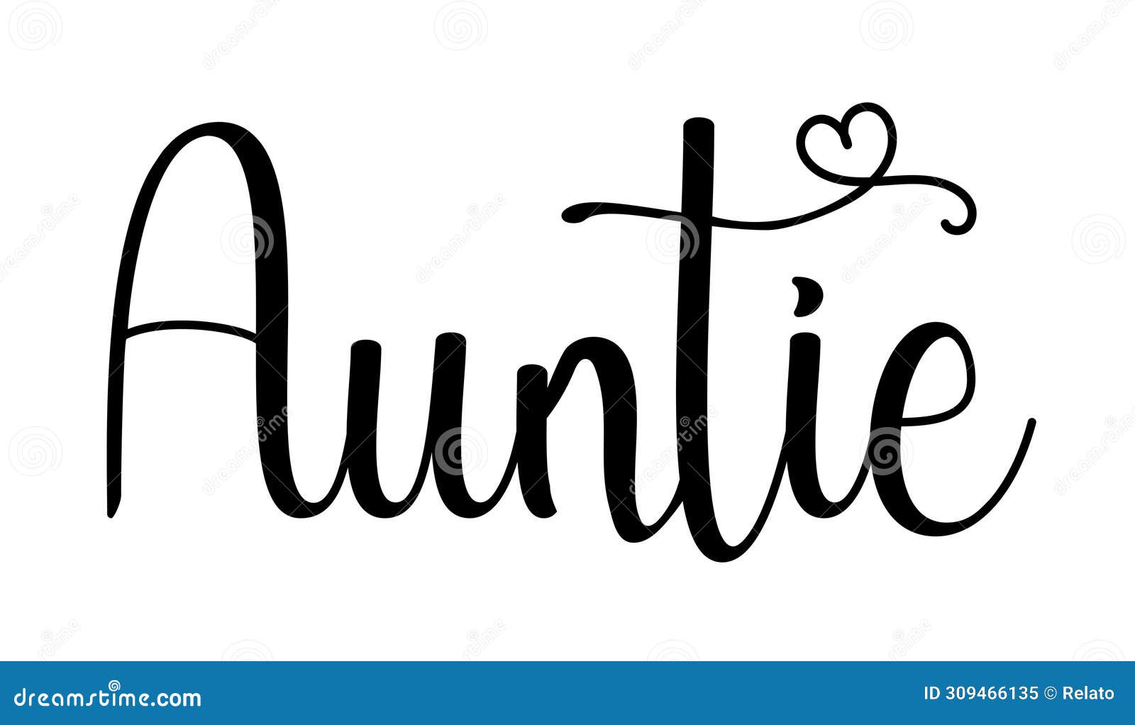 Vector Auntie Heart stock vector. Illustration of care - 309466135