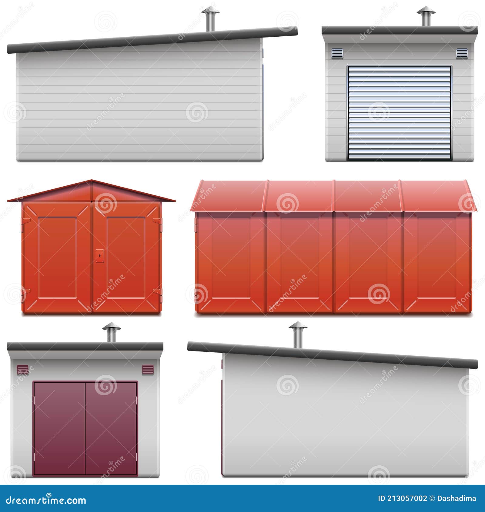 Vector Automobile Garage Icons Stock Vector - Illustration of pipe ...