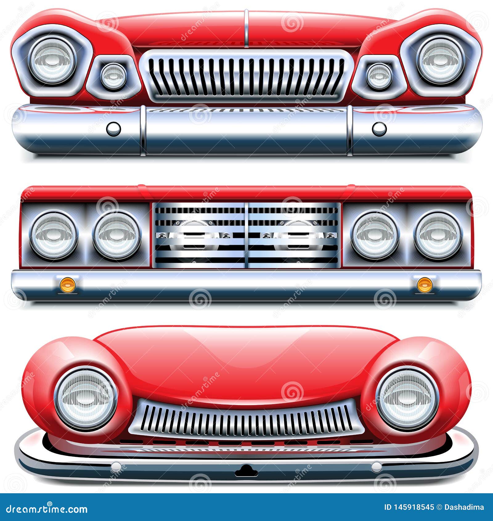 Vector Automotive Front End Stock Vector - Illustration of automotive ...