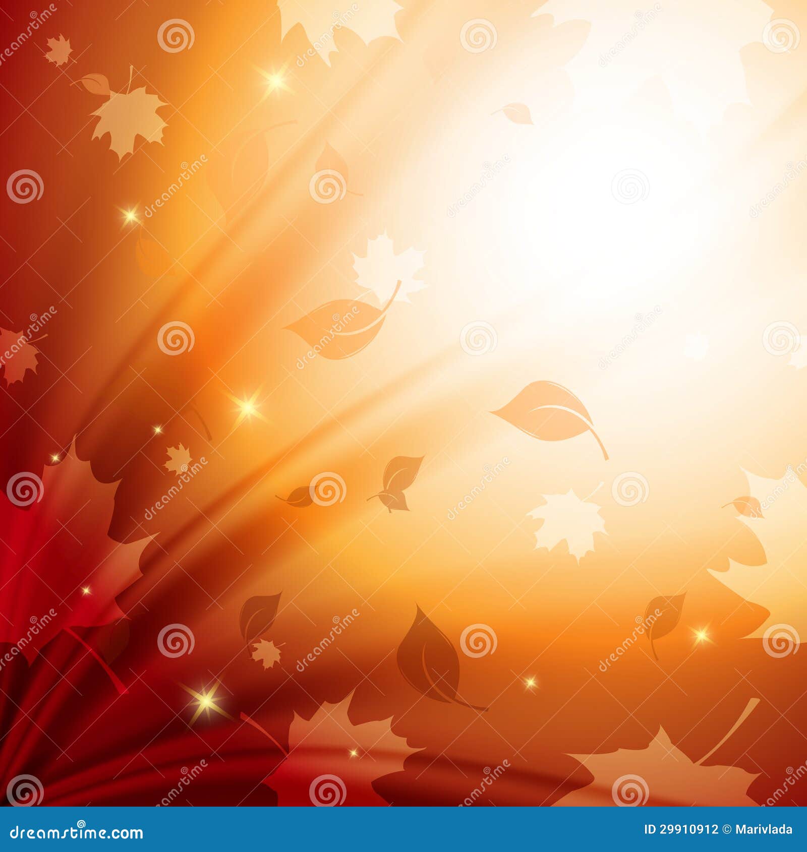 Vector Autumn Abstract Background Stock Vector - Illustration of autumn ...