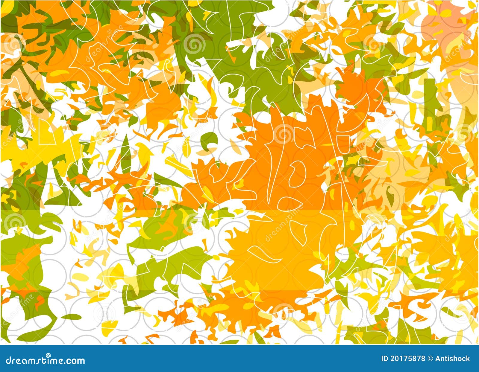 Vector Autumn Leaves Abstract Background Stock Vector - Illustration of ...