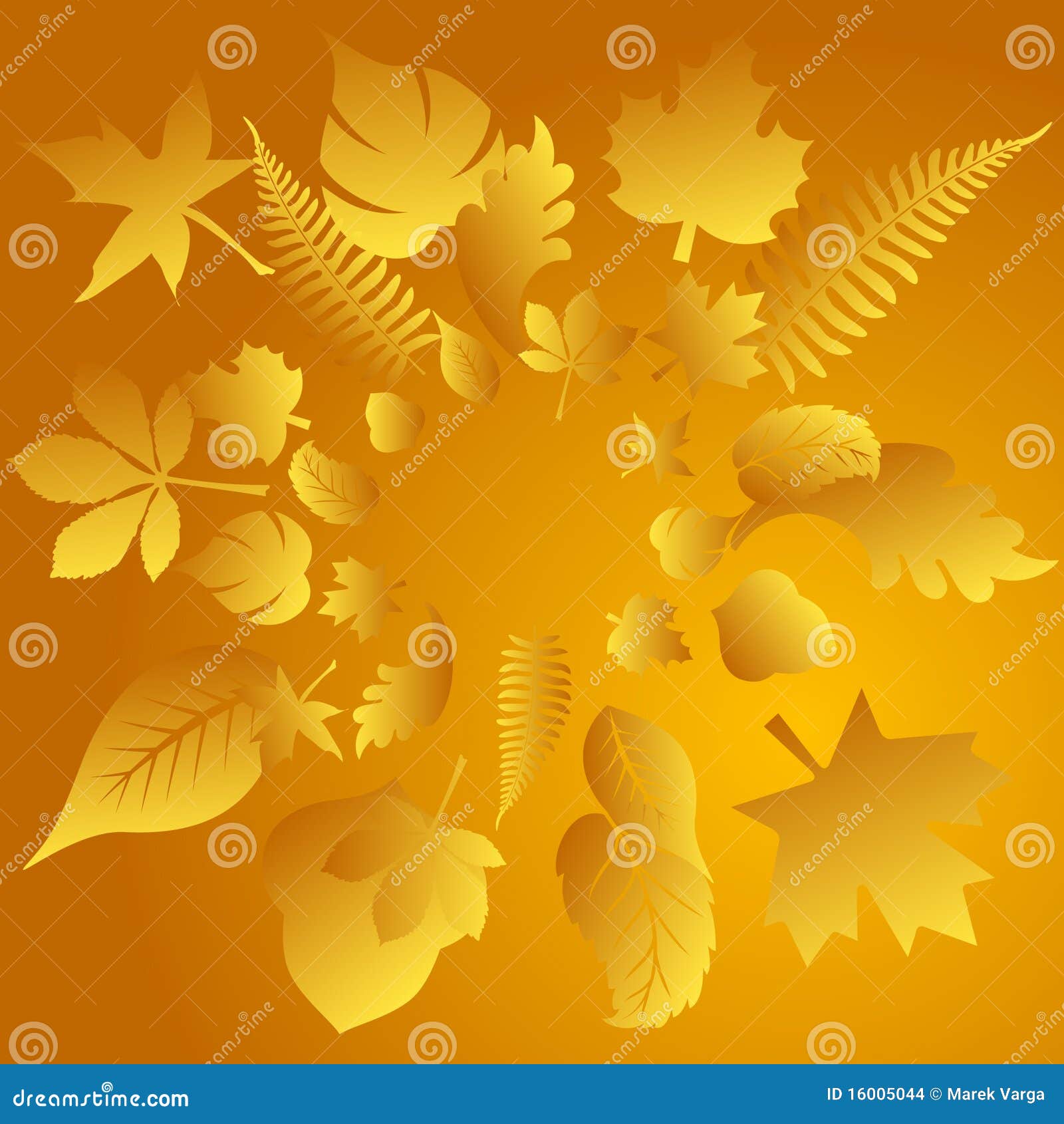 Vector Autumn Leaves Background Stock Vector - Illustration of foliage ...