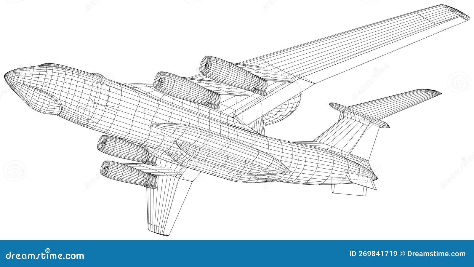 Vector AWACS Plane. Available EPS-10 Vector Format Stock Vector ...