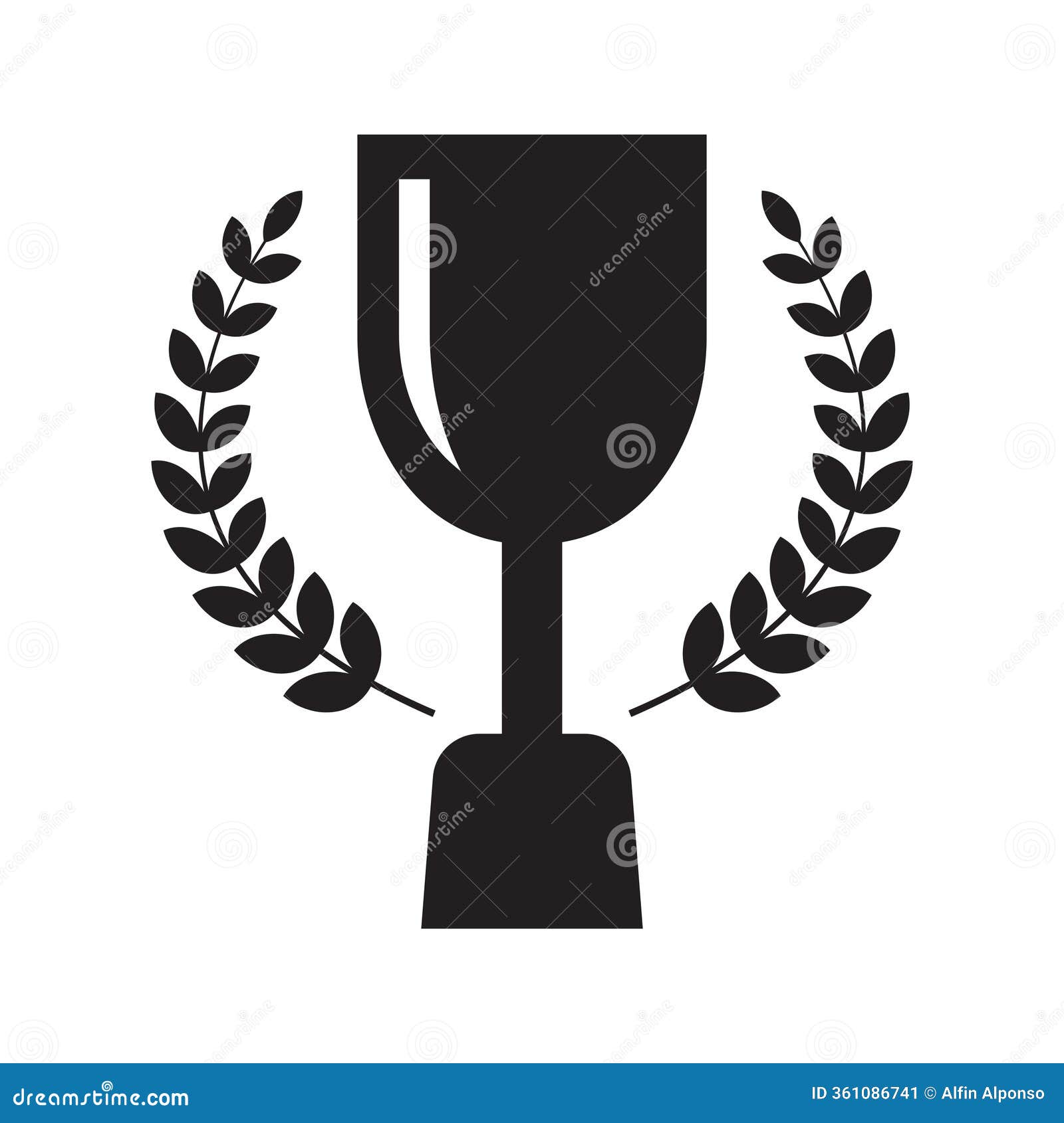 Vector Award Icon Silhouette. Award Symbol Stock Illustration ...