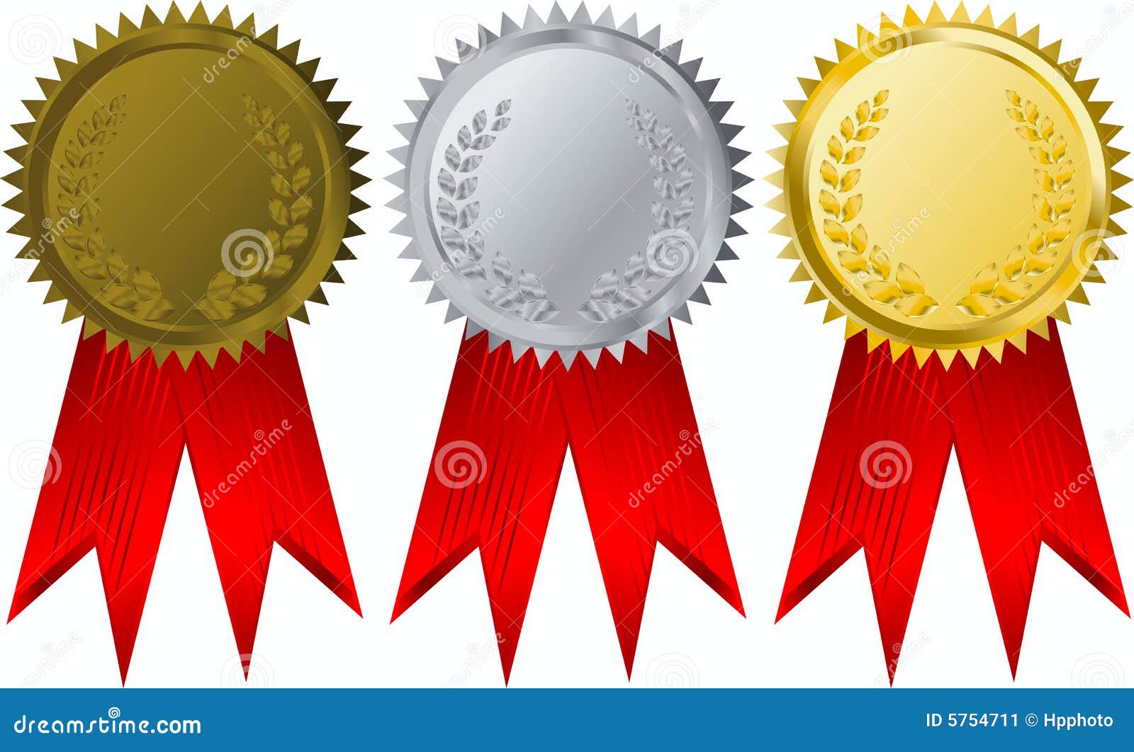 Vector award ribbons stock vector. Illustration of games - 5754711
