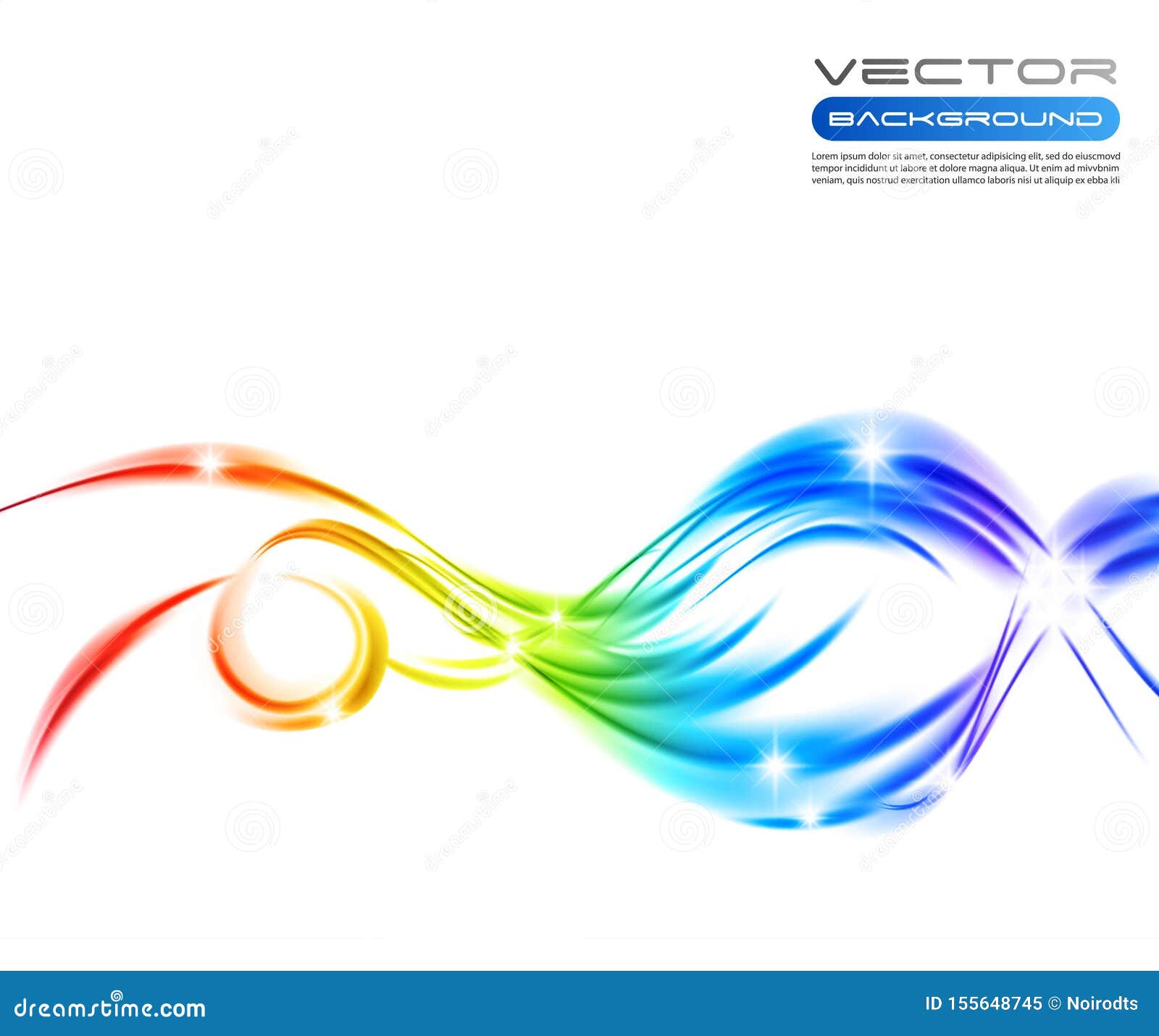Awesome Abstract Blue Wave Vector Background 101501969