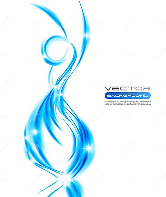 Vector Awesome Abstract Colorful Waves On White Background Stock Vector
