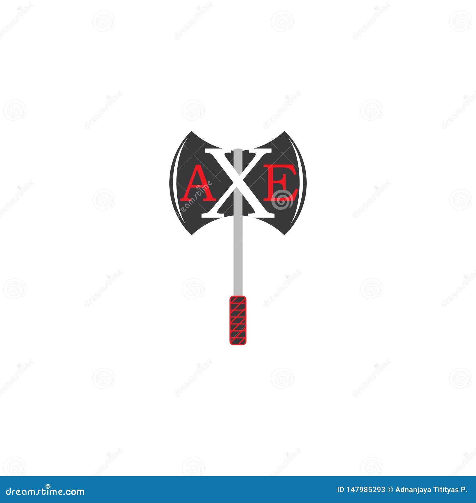 Vector of axe symbol logo stock vector. Illustration of outdoor - 147985293