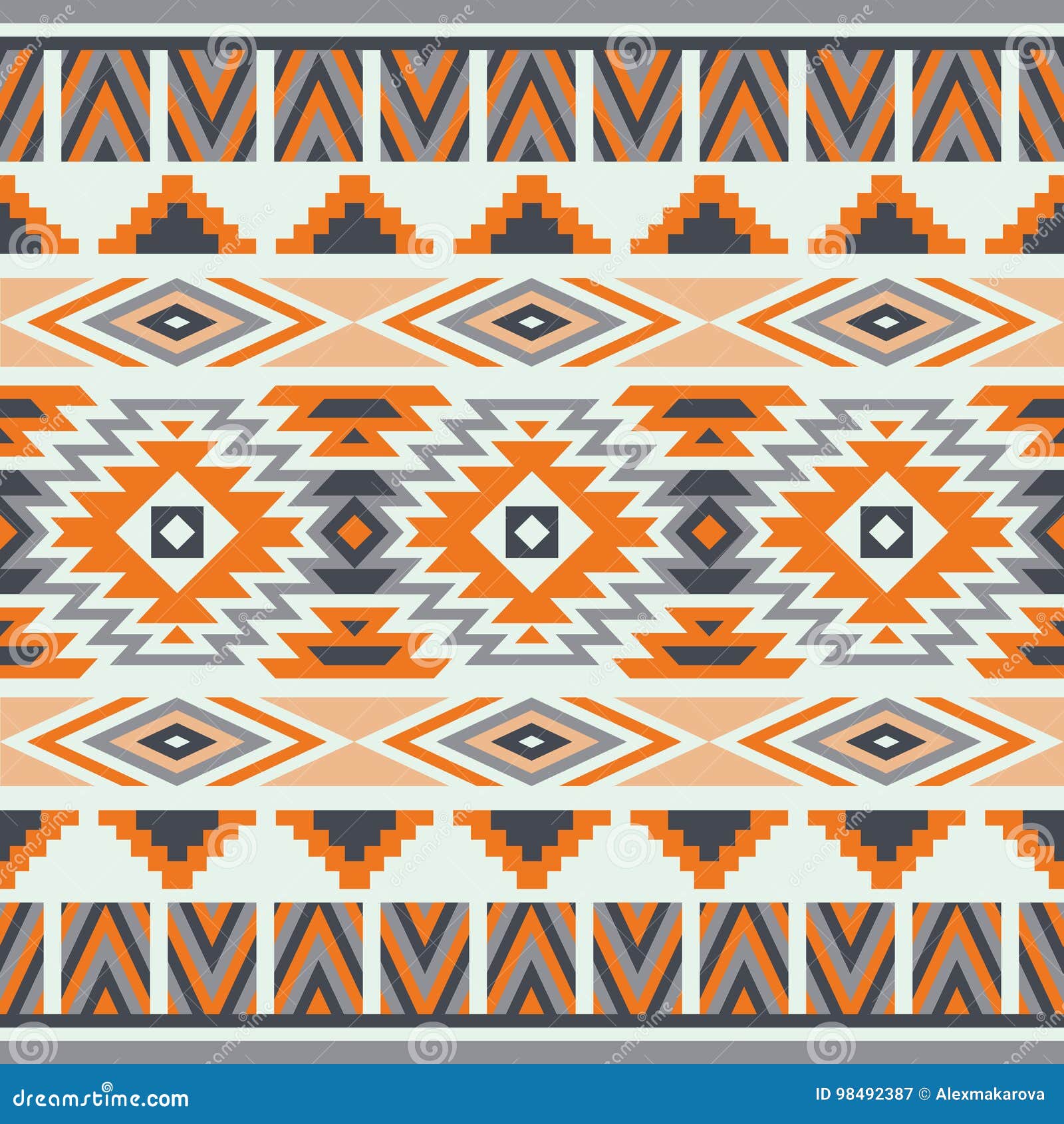 Vector Aztec Style Design Elements Stock Vector - Illustration of ...