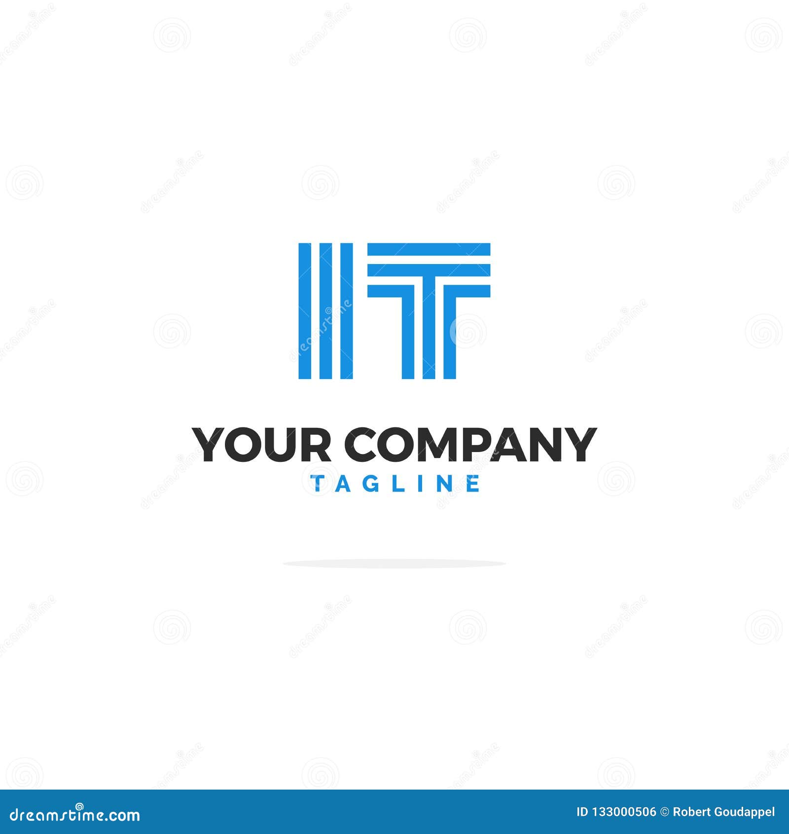 Vector Azul Las TIC Logo Lines Ilustración del Vector - Ilustración de ...