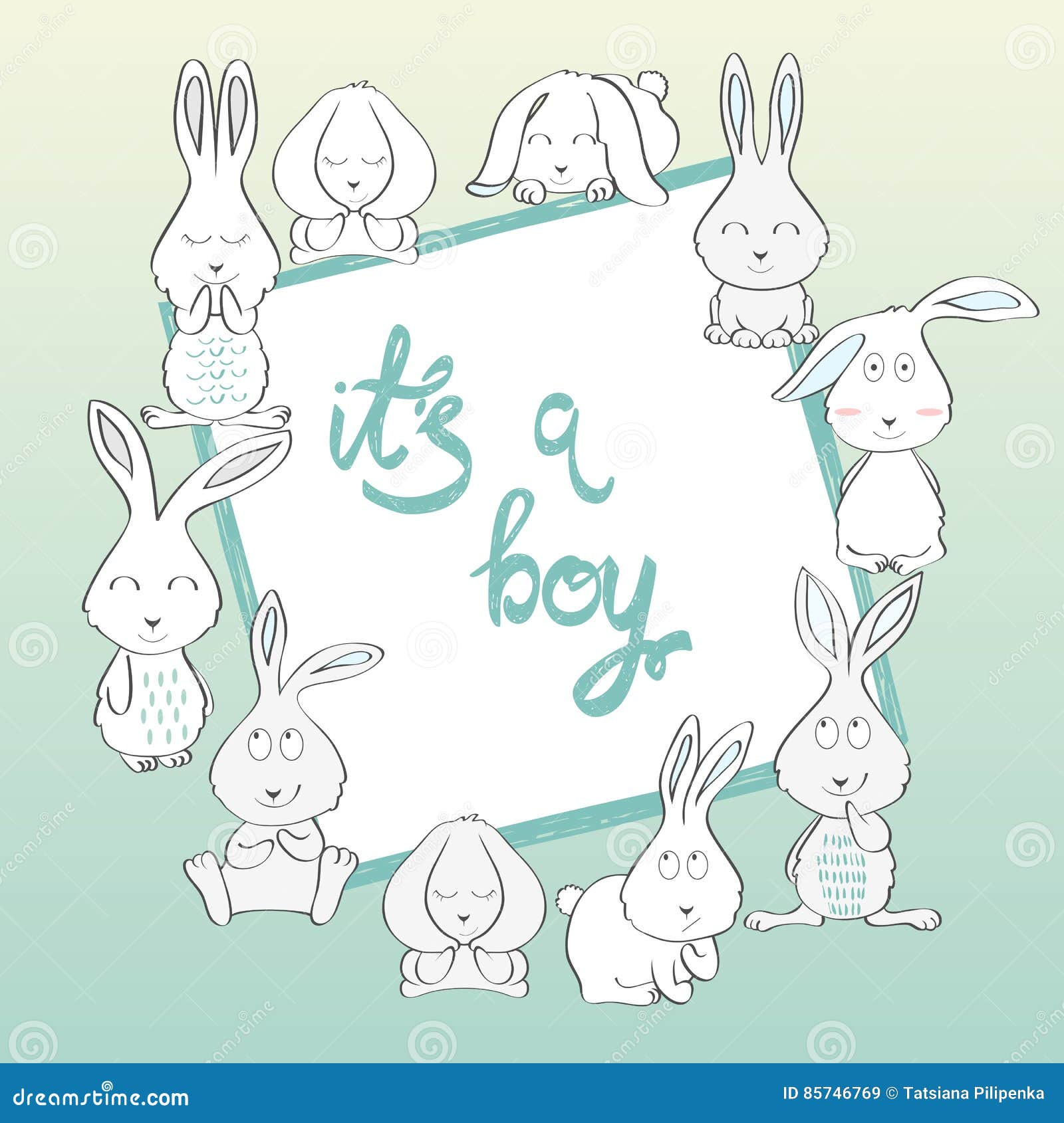 Vector Baby Frame stock vector. Illustration of little - 85746769